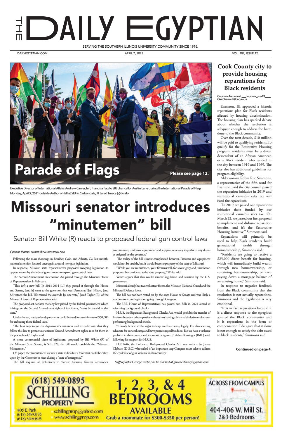 The Daily Egyptian - April 7, 2021 by Daily Egyptian - Issuu