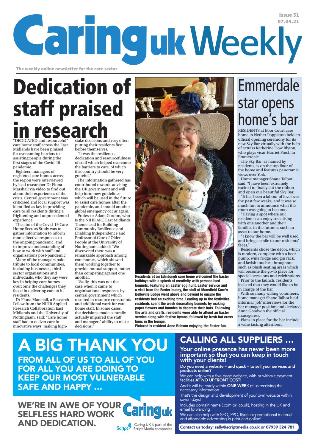 Caring UK Weekly - Issue 51 by Script Media - Issuu