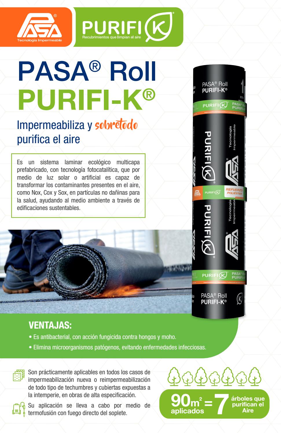PASA Roll Purifi-K Brochure by PASA impermeabilizantes - Issuu