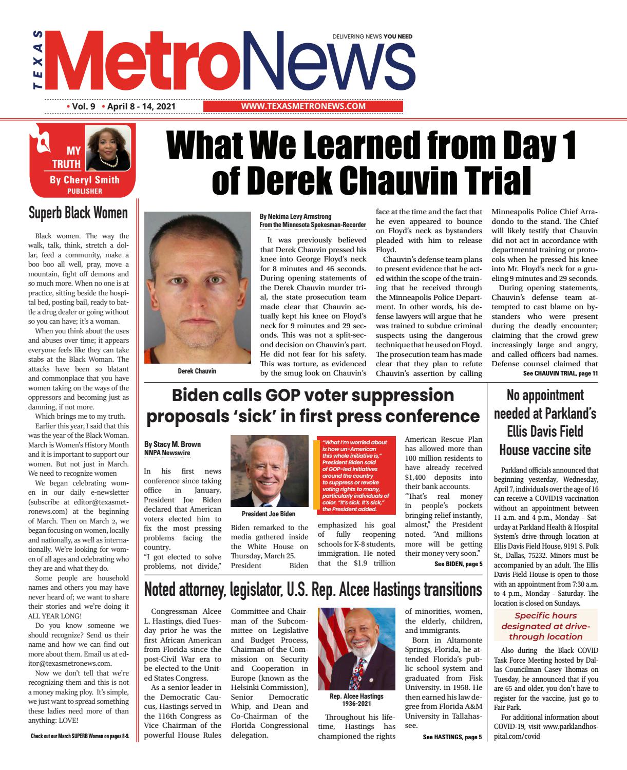 Texas Metro News 4-8-21 by Cheryl Smith - Issuu