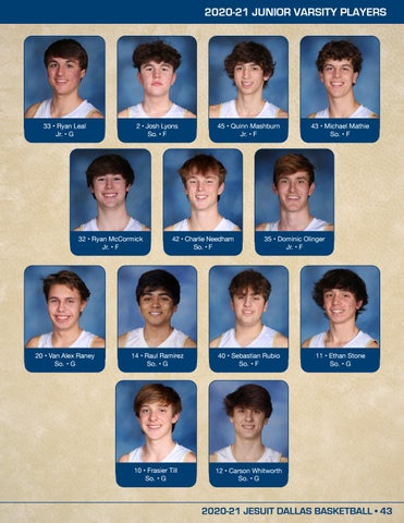 2020-21 Jesuit Dallas Basketball Program by Jesuit Dallas Athletics - Issuu