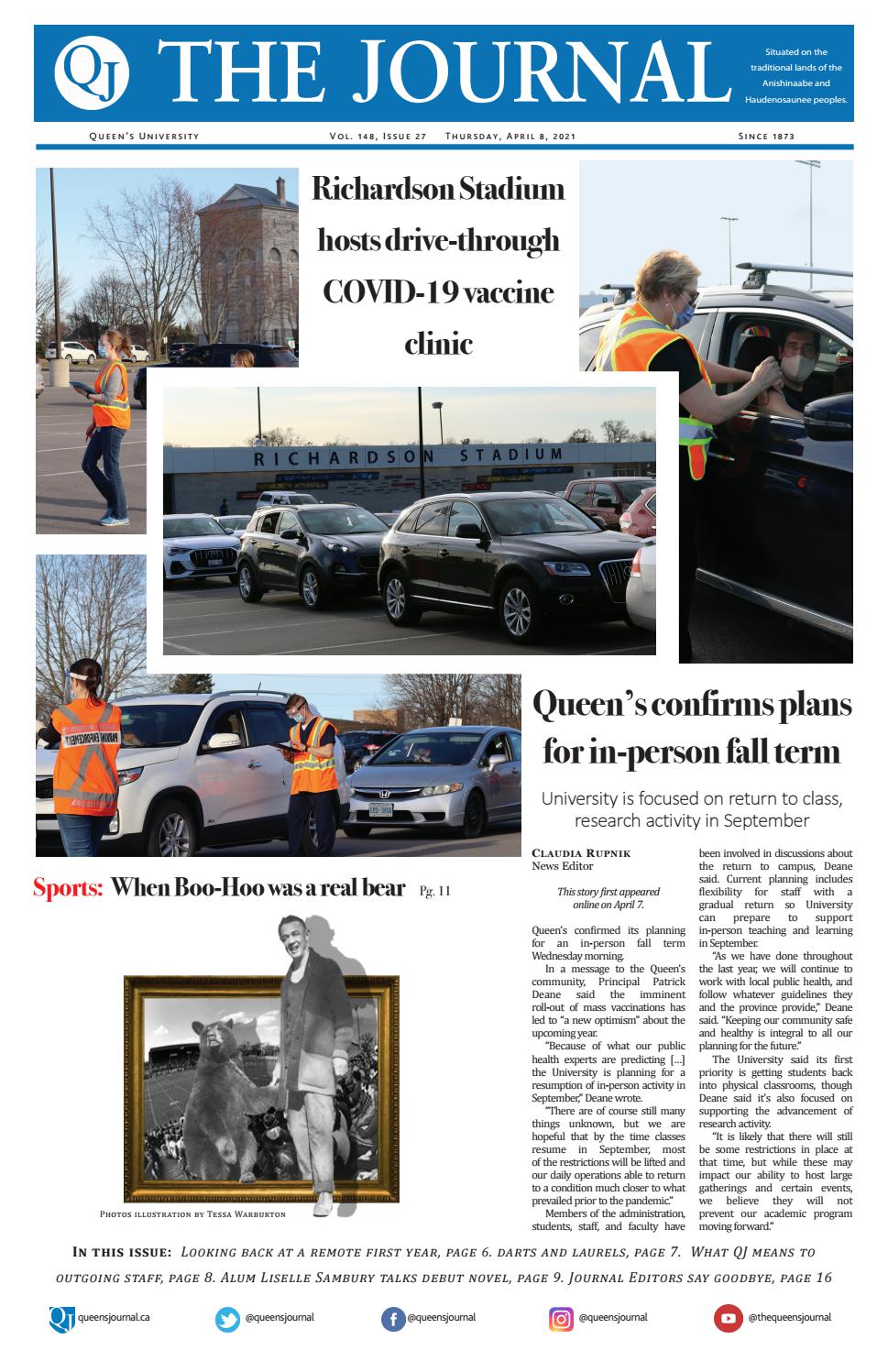 Queen's Journal Volume 148, Issue 27 by The Queen's Journal - Issuu