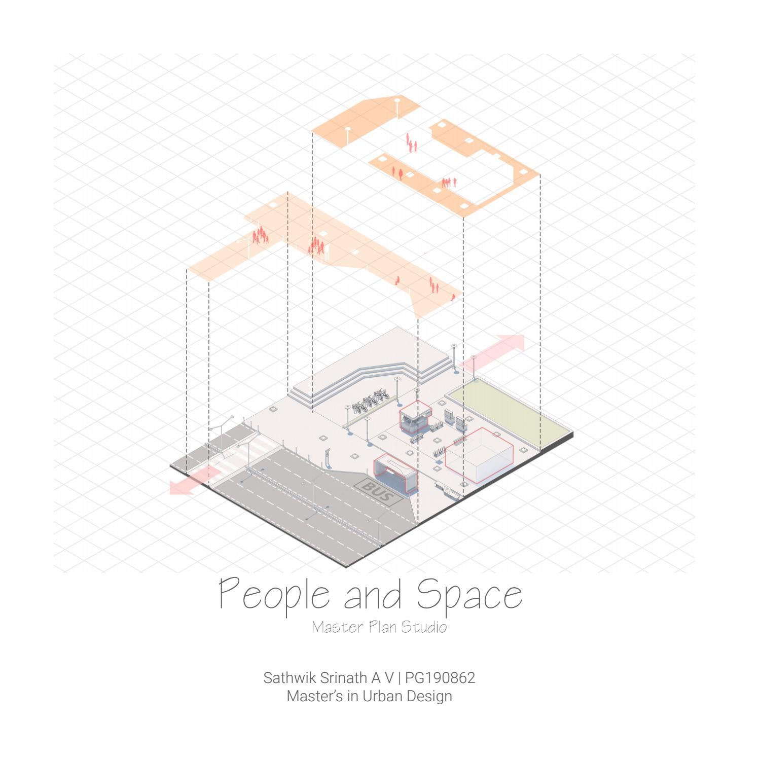People and Space | Urban Design Portfolio | Cept University by Sathwik ...