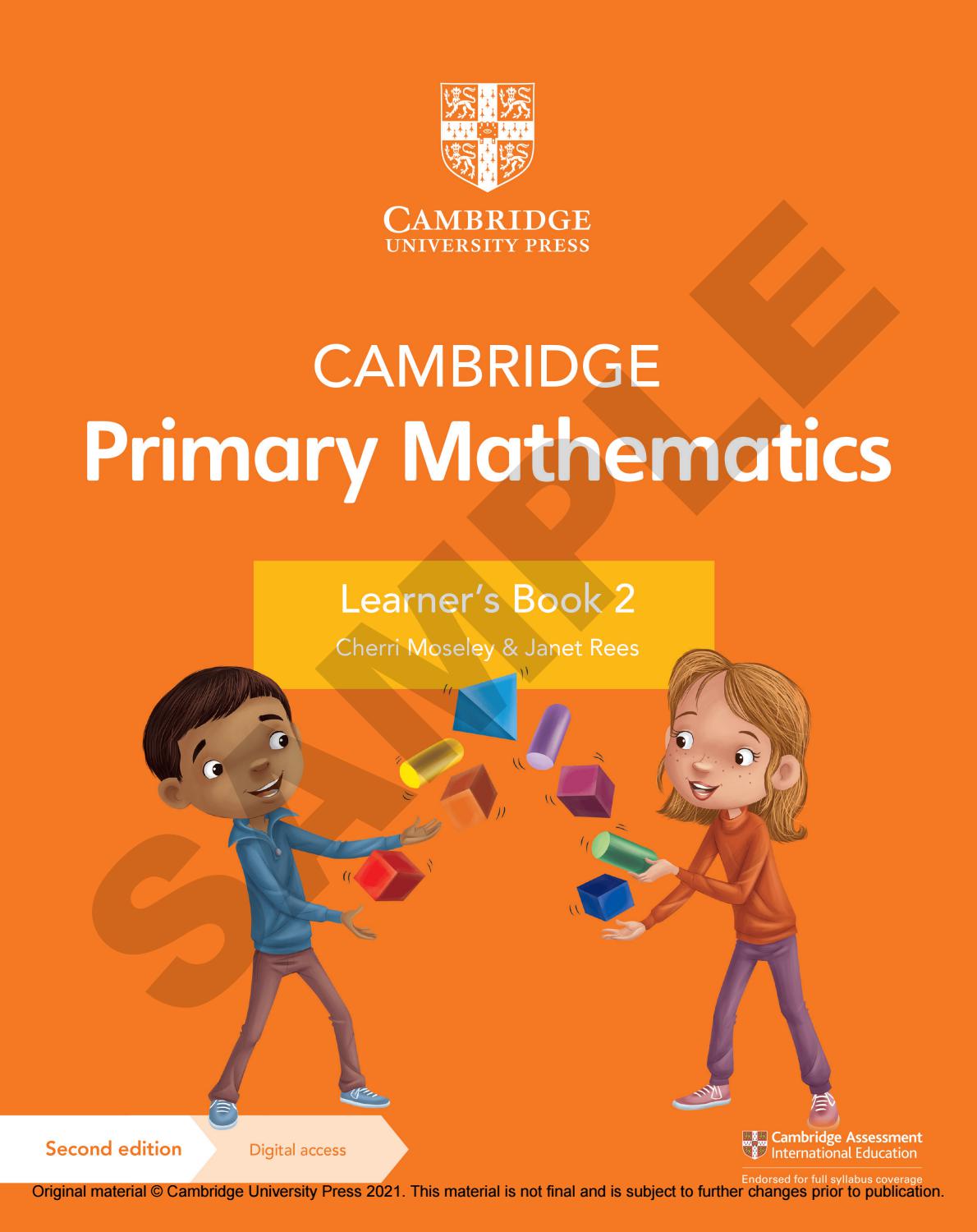 Primary Mathematics Learner s Book 2 Sample By Cambridge University 