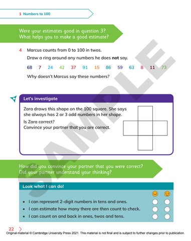 Primary Mathematics Learner's Book 2 Sample by Cambridge International ...