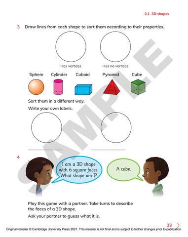 Primary Mathematics Learner's Book 2 Sample by Cambridge International ...