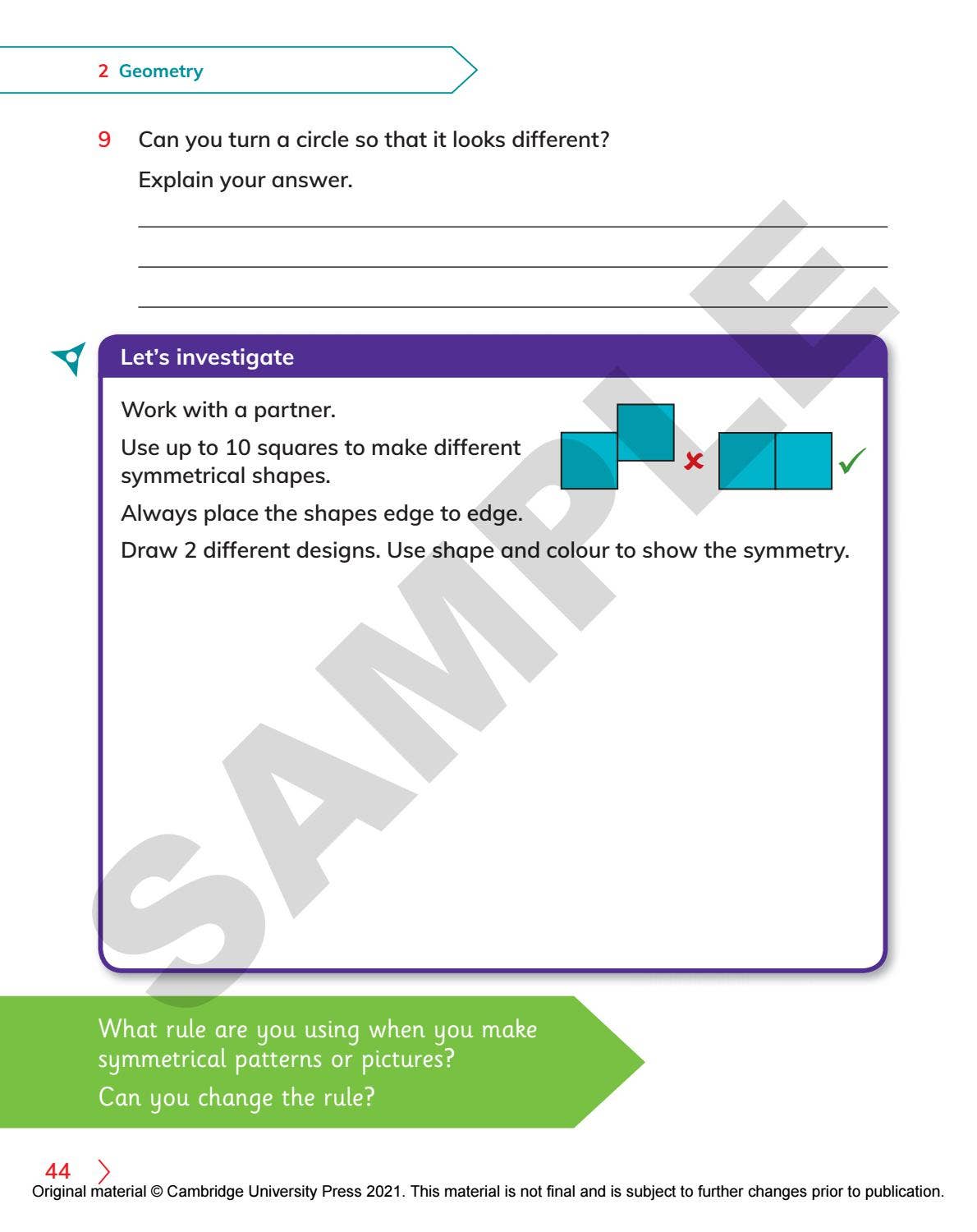 Primary Mathematics Learner's Book 2 Sample by Cambridge International ...