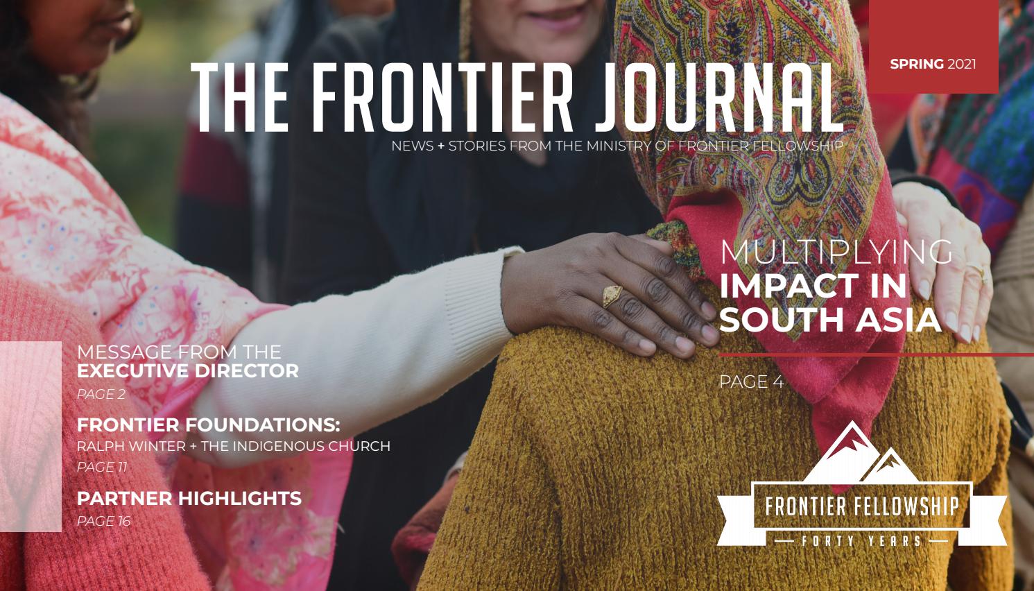 The Frontier Journal | Spring 2021 by Frontier Fellowship - Issuu