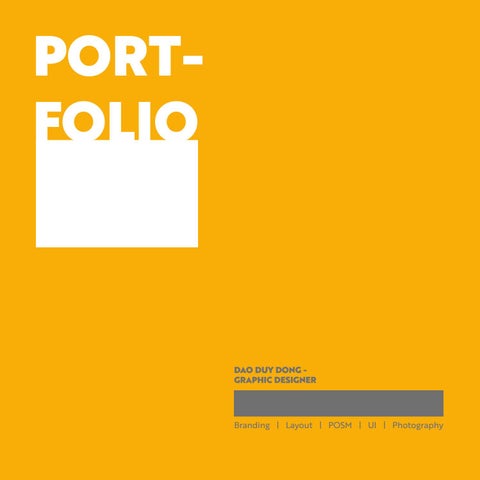 Graphic Design Portfolio By Duy ng Issuu