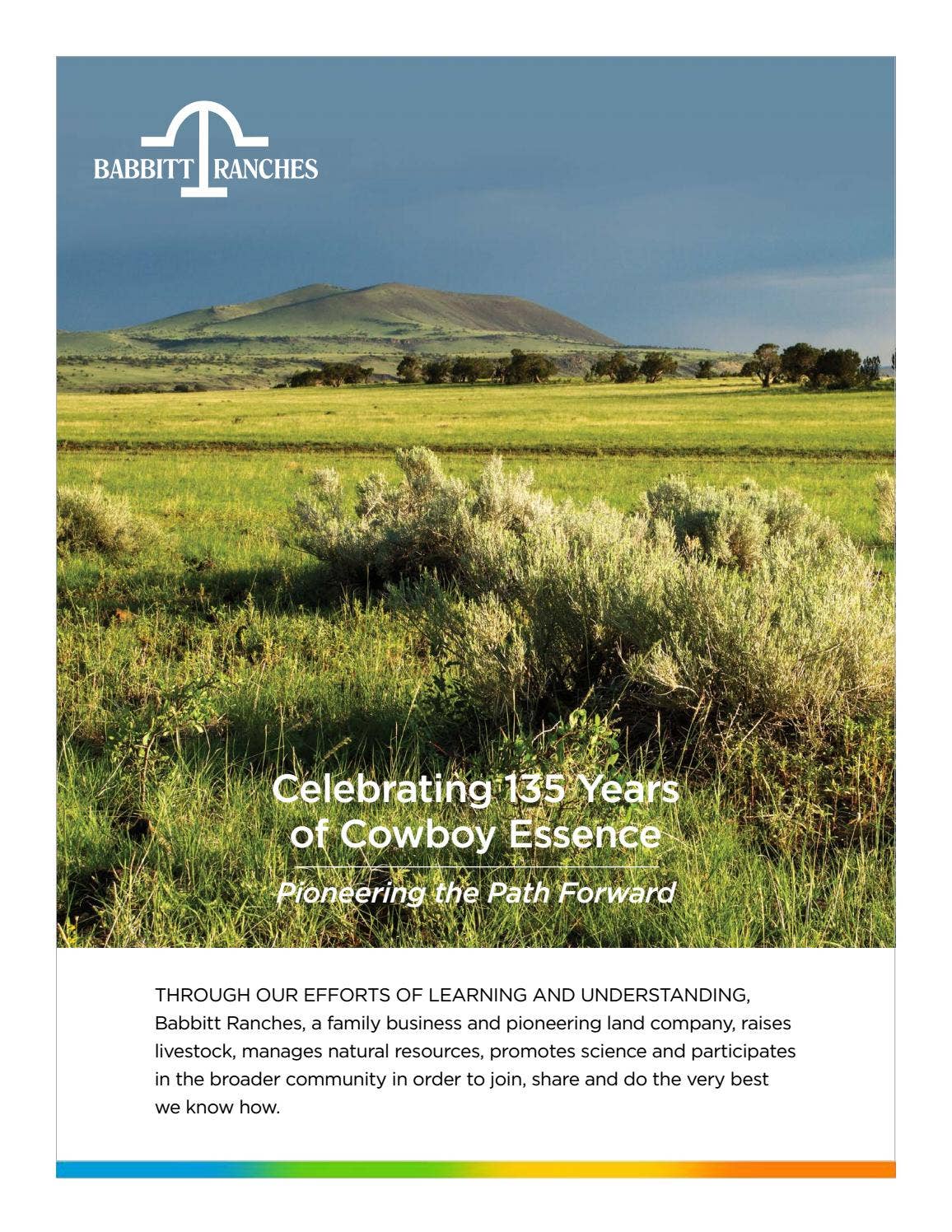 Babbitt Ranches Pioneering Legacy by pilkad - Issuu