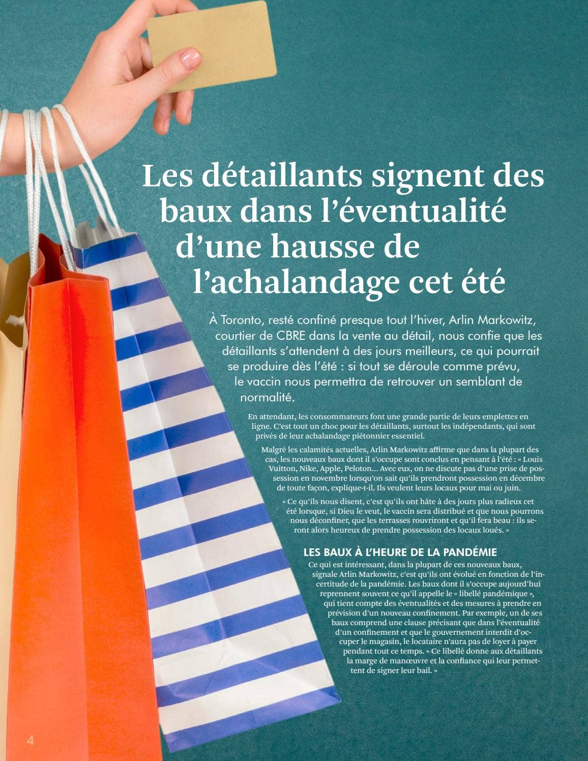 CBRE Avantage Magazine - Printemps 2021 by cbrecanada - Issuu