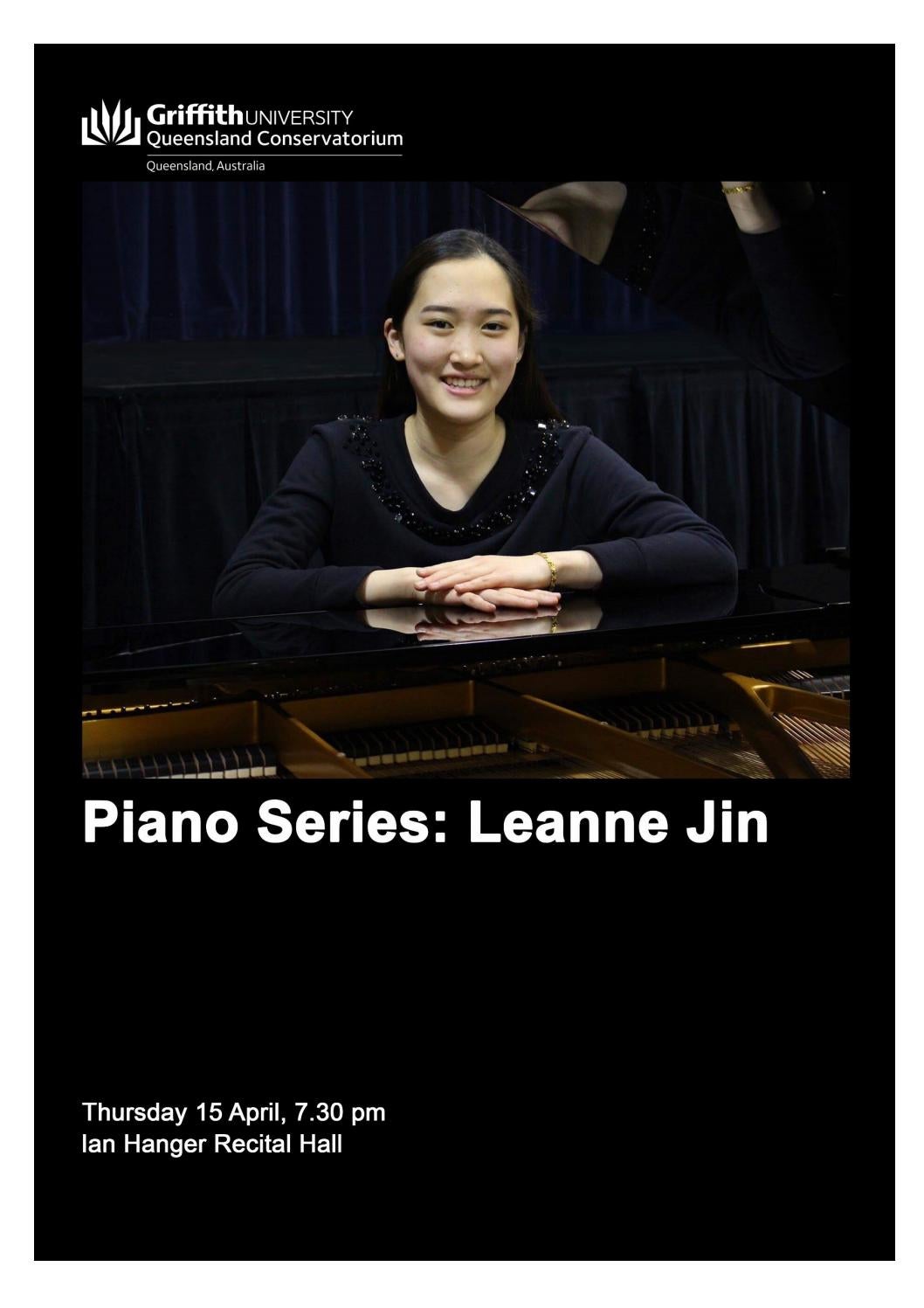 Leanne Jin program by Queensland Conservatorium Griffith University - Issuu