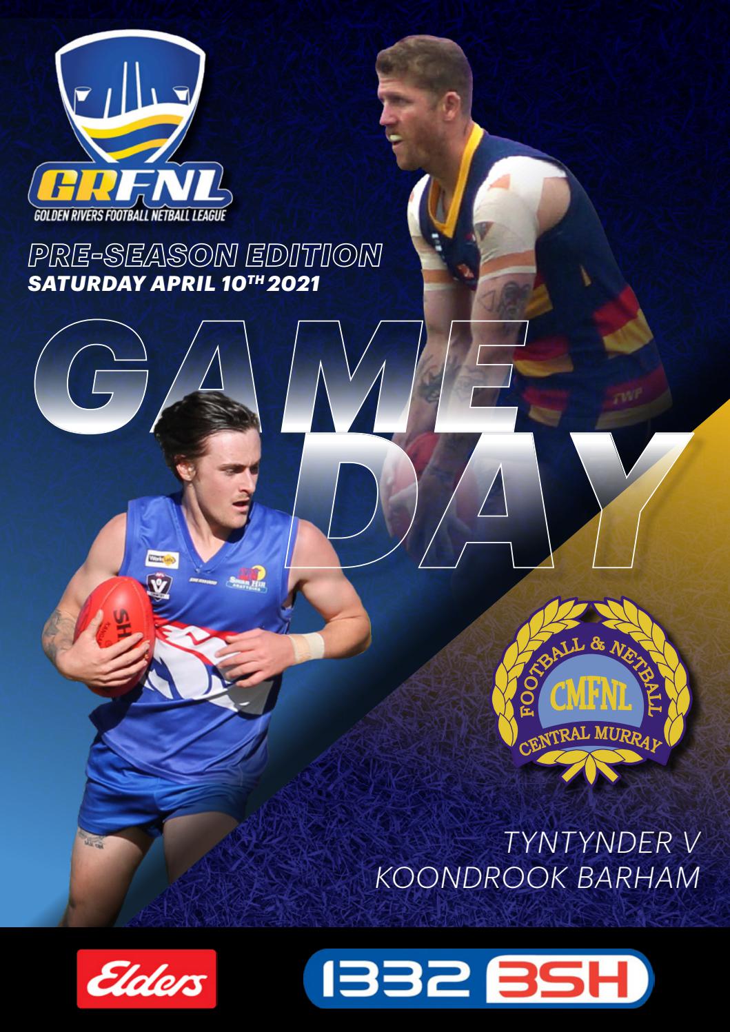 Central Murray & Golden Rivers Football Netball League Game Day Record ...