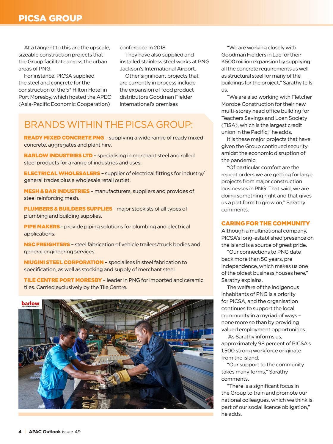 PICSA PNG Group by Outlook Publishing - Issuu