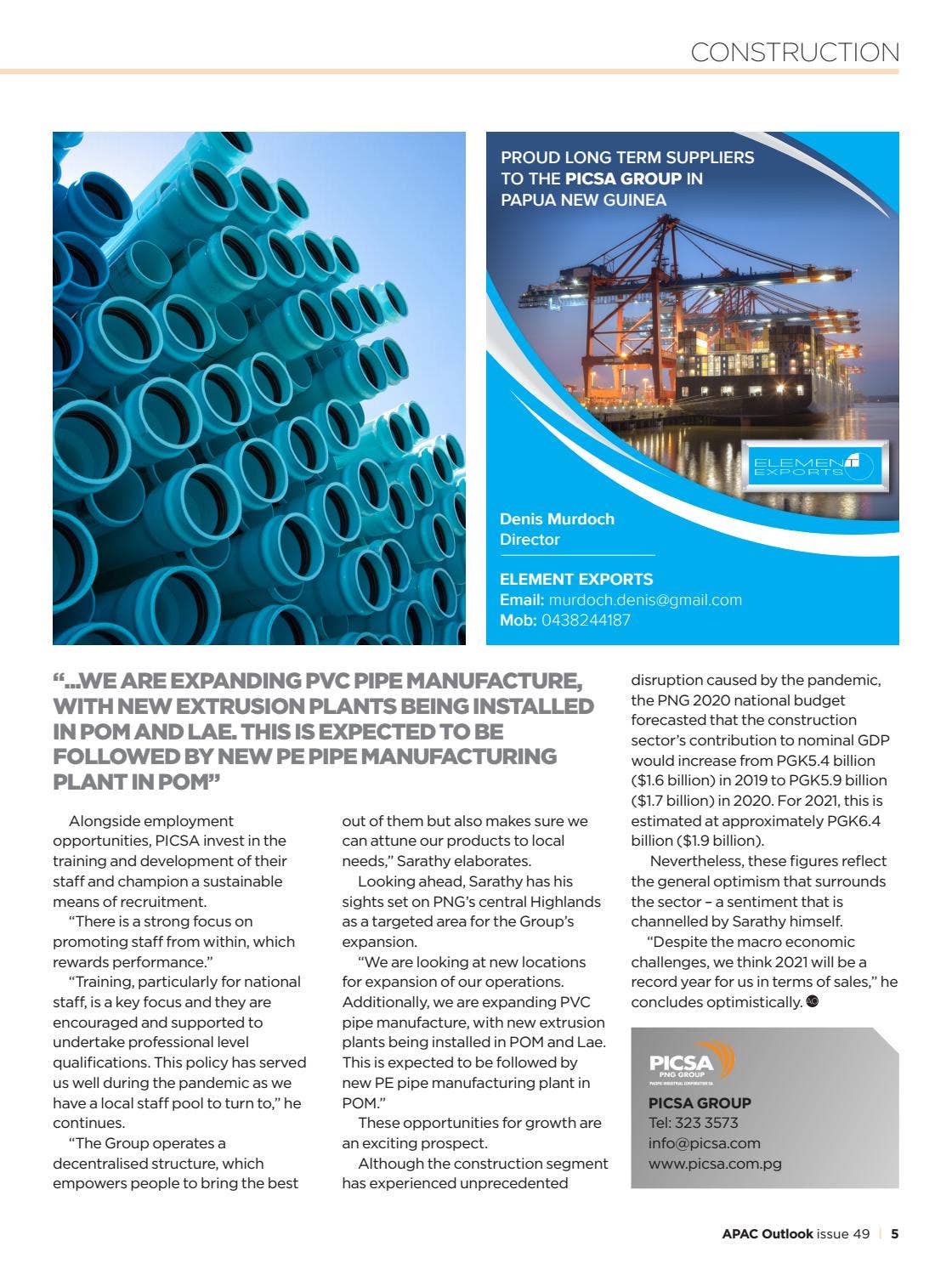 PICSA PNG Group by Outlook Publishing - Issuu