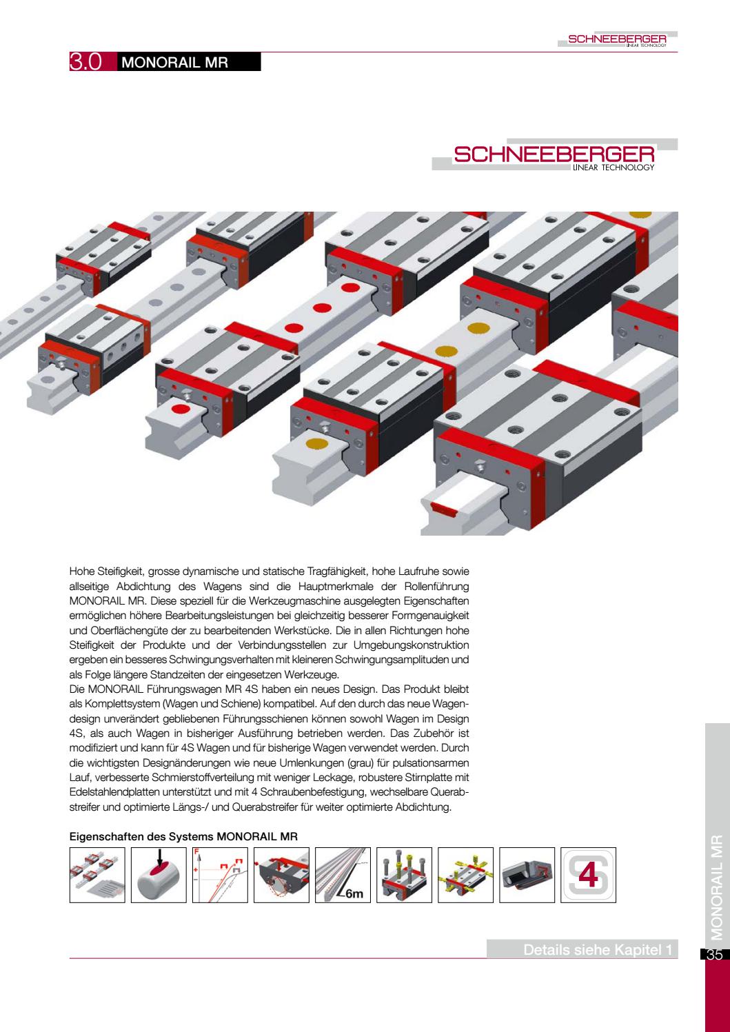 MONORAIL MR | DE by SCHNEEBERGER AG - Issuu
