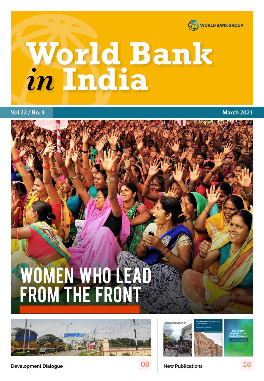 Newsletter: World Bank in India - March 2021 by World Bank India - Issuu