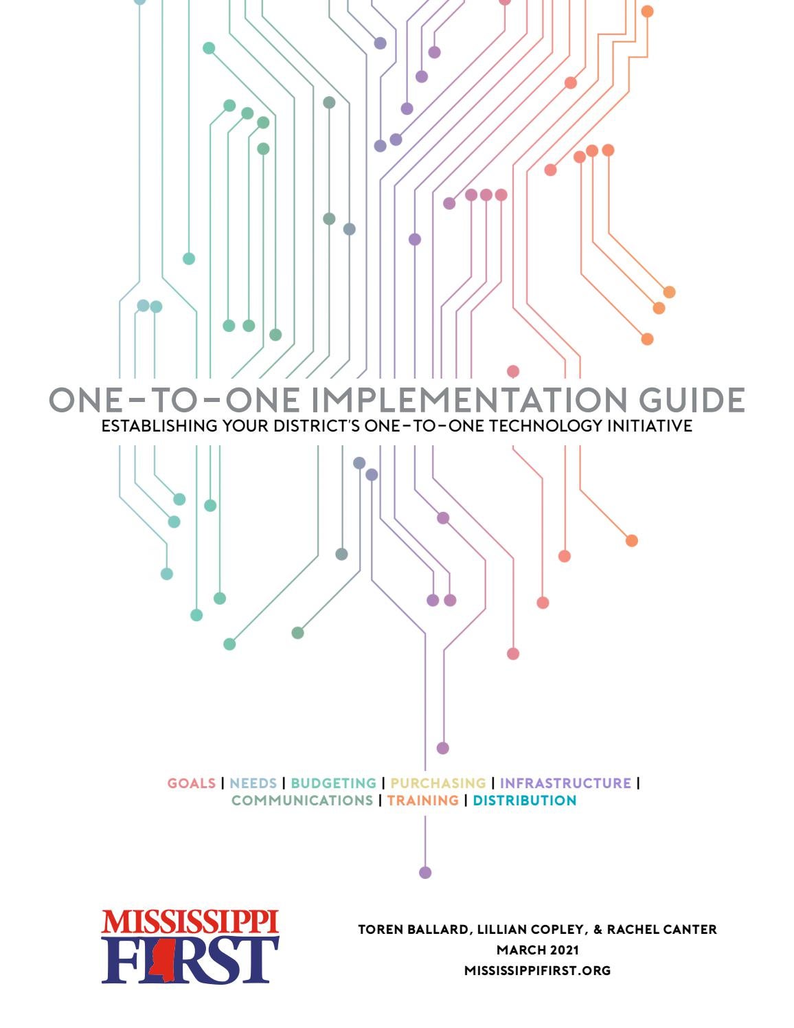 One-to-One Implementation Guide: Establishing Your District’s One-to ...