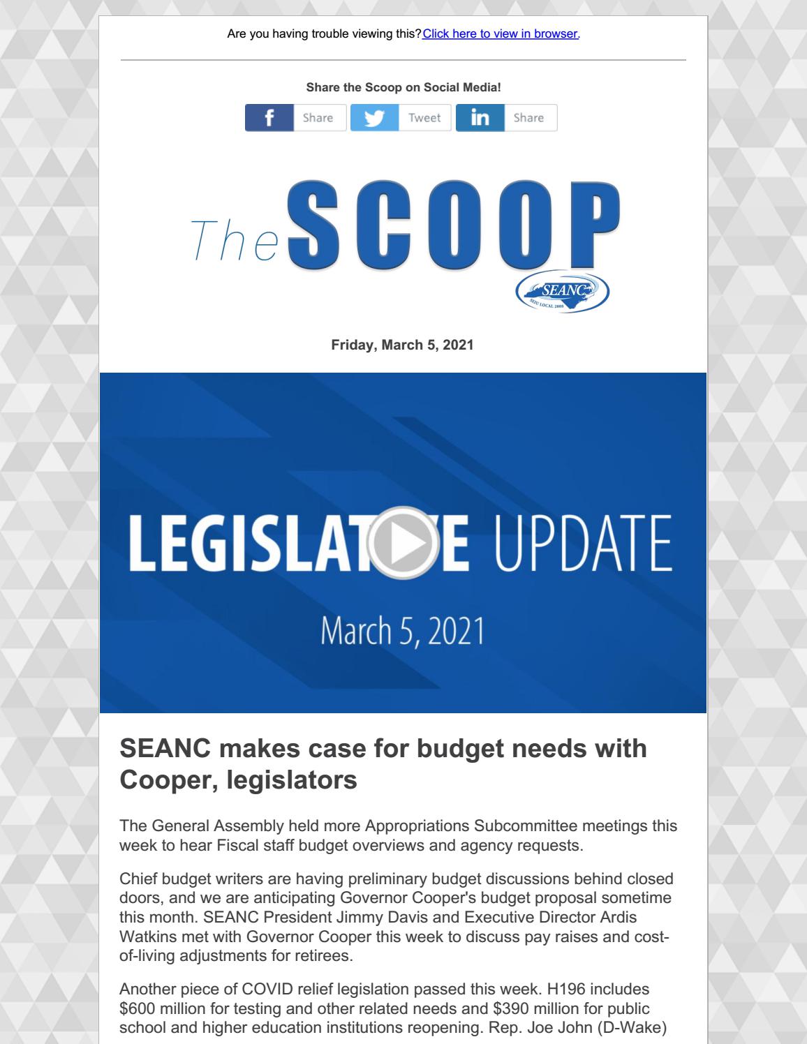 March 2021 Scoop by SEANC - Issuu