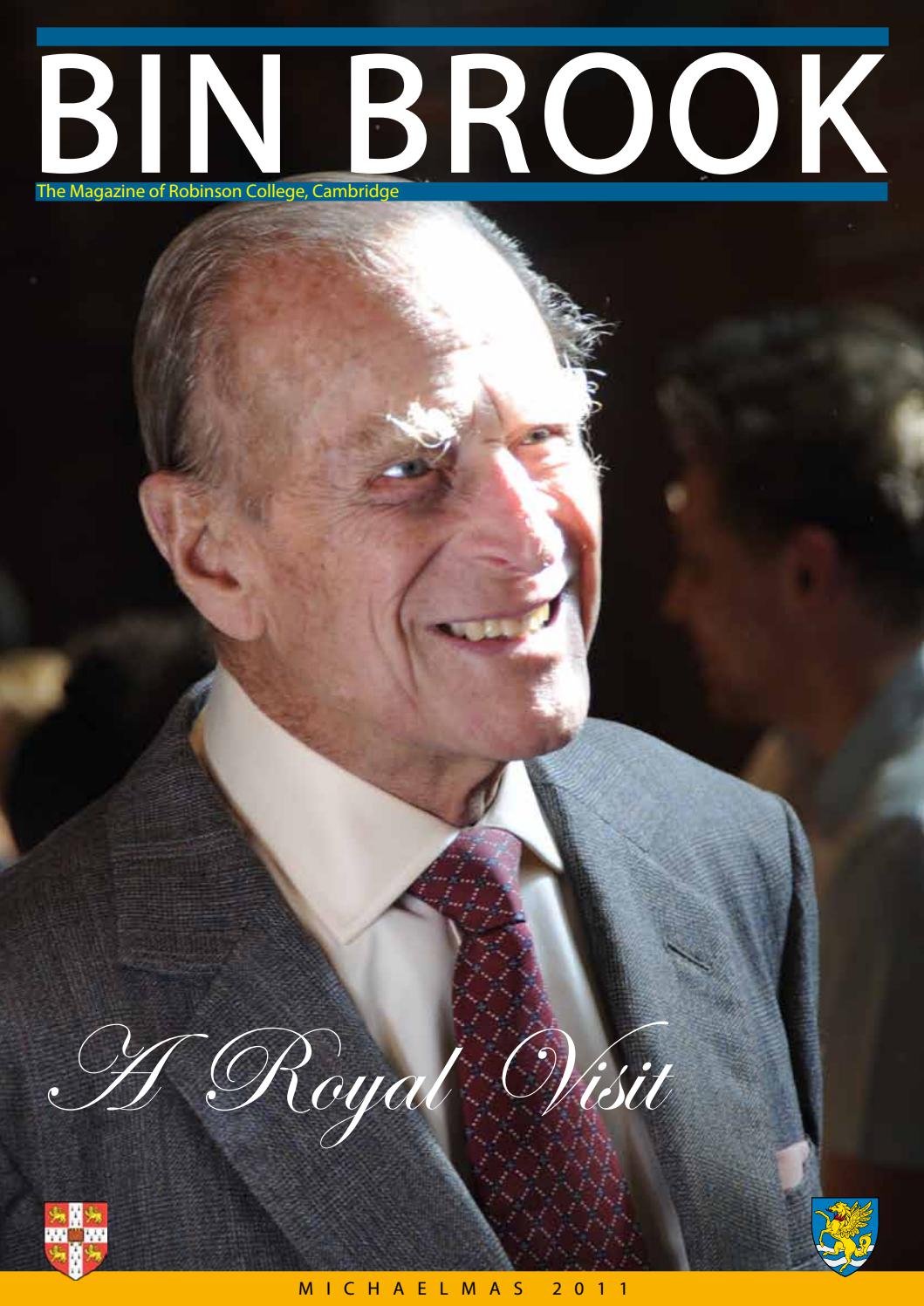 Bin Brook Michaelmas 2011 by Robinson College - Issuu