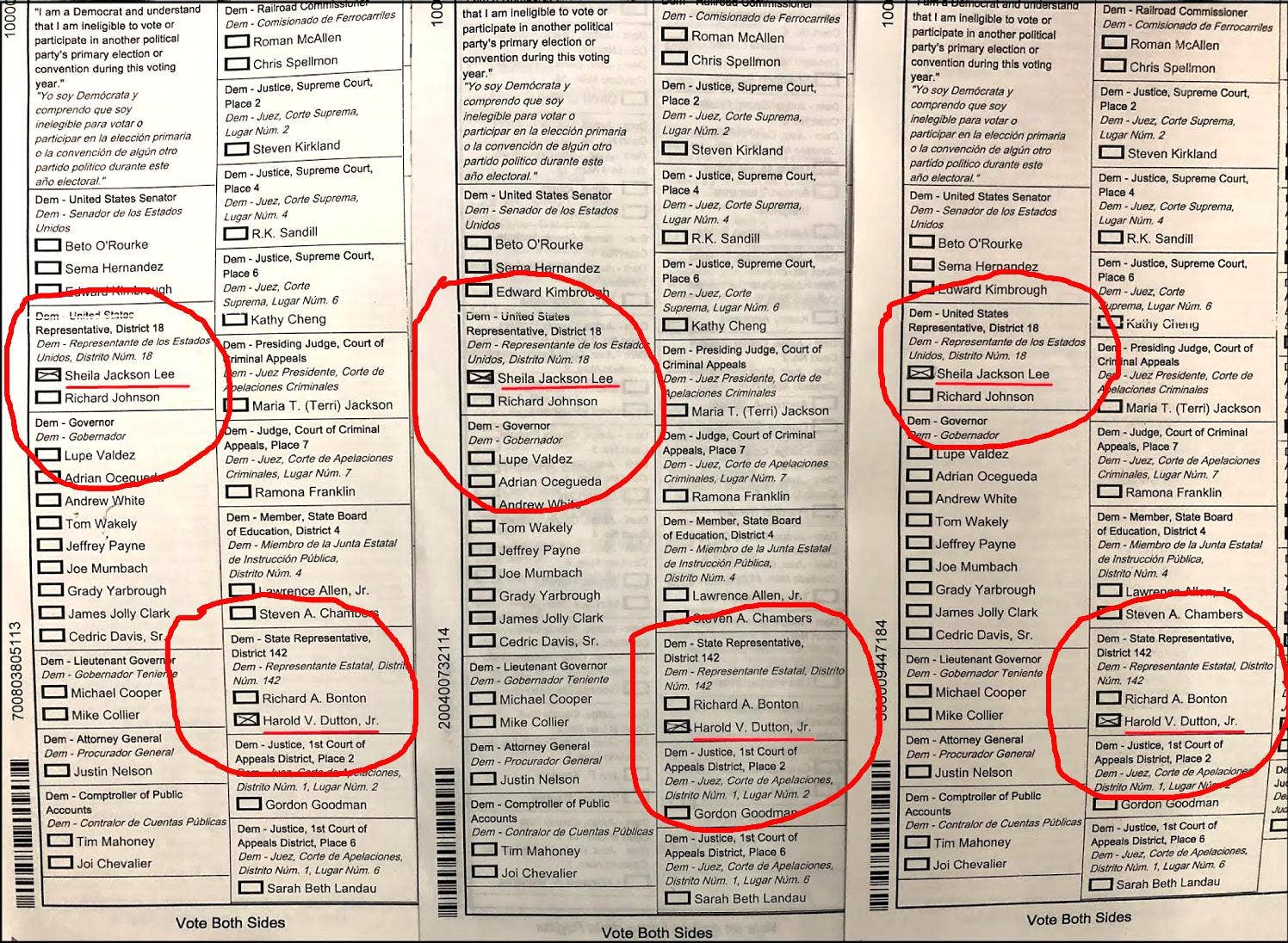 Congresswoman Sheila Jackson Lee and Harold Dutton, Jr by Aubrey R ...