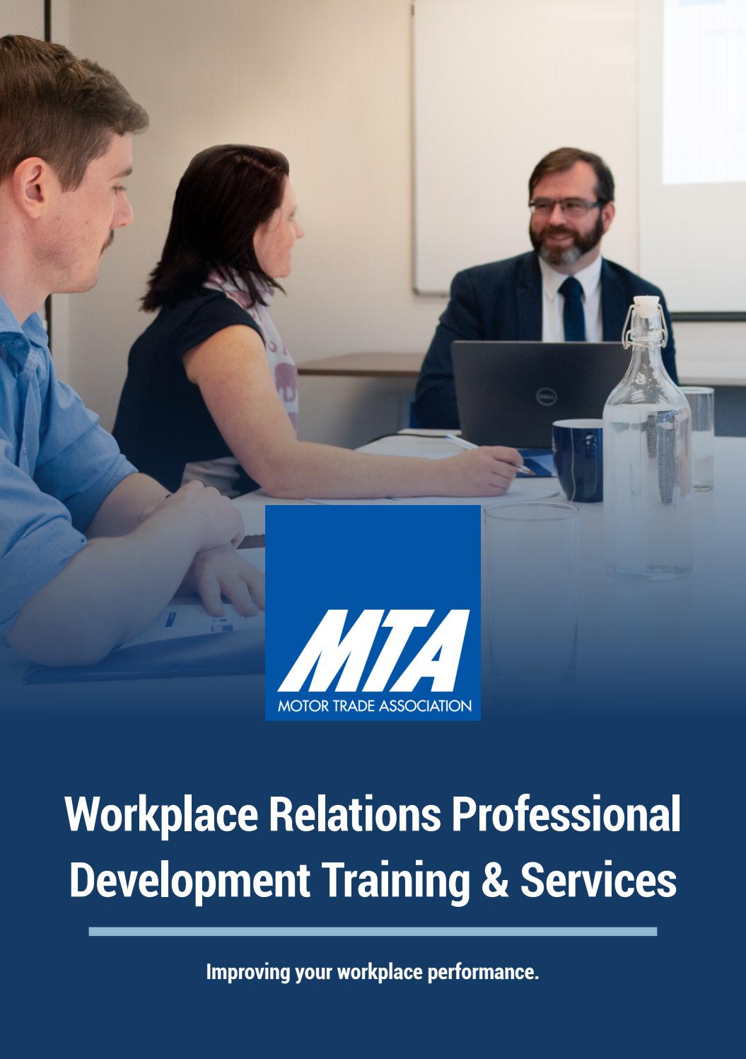 MTA WR Professional Development Training & Services (SA) by mtasant - Issuu