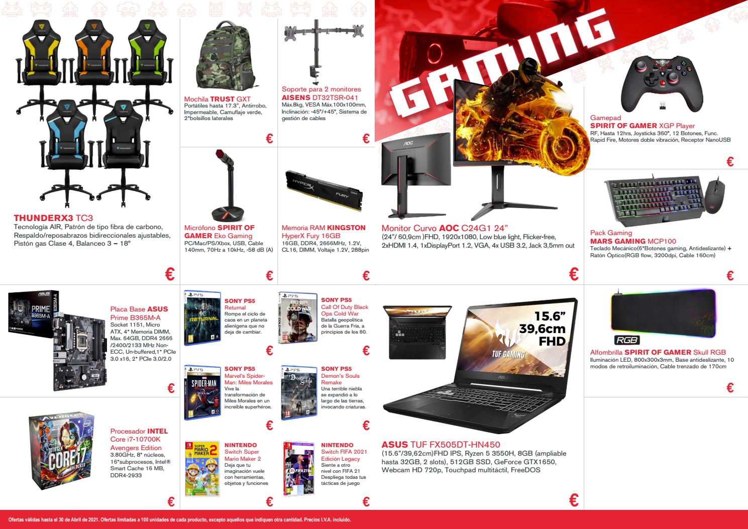 Catálogo personalizable Gaming Abril 2021 by Depau - Issuu