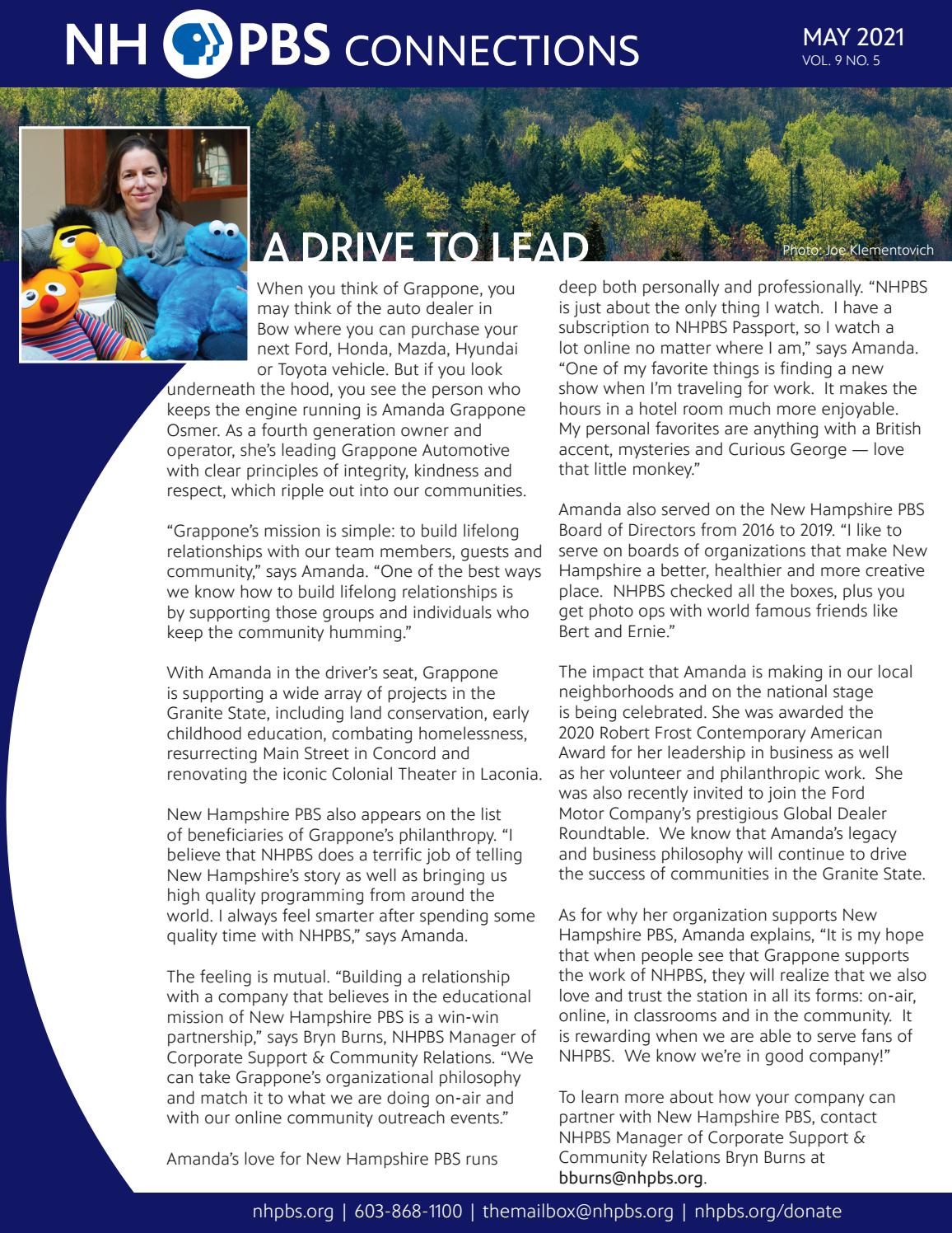 NHPBS Connections - May 2021 by New Hampshire PBS - Issuu