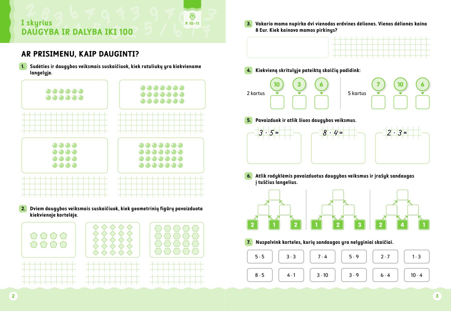 MATEMATIKA. Užrašai 3 klasei 2 dalis (TAIP!) by knygos.lt - Issuu