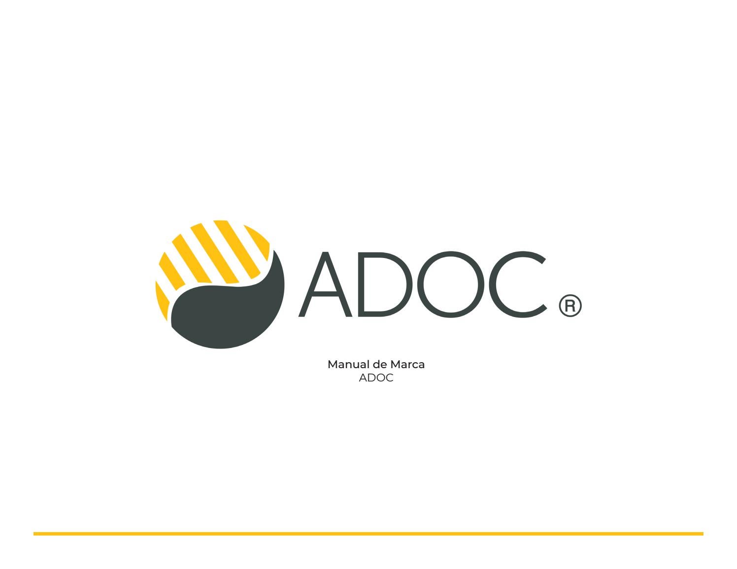 ≡ ISSUU ᐈ Manual de marca ADOC 2019 ebook pdf