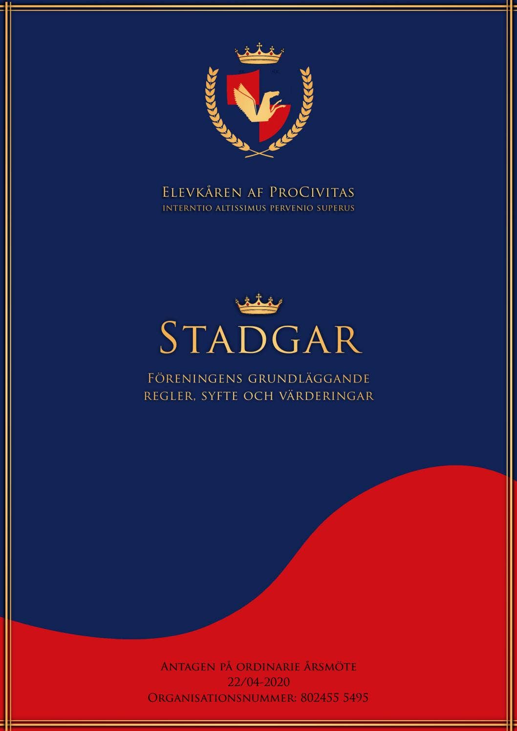 Stadgar by elevkarenafprocivitas - Issuu