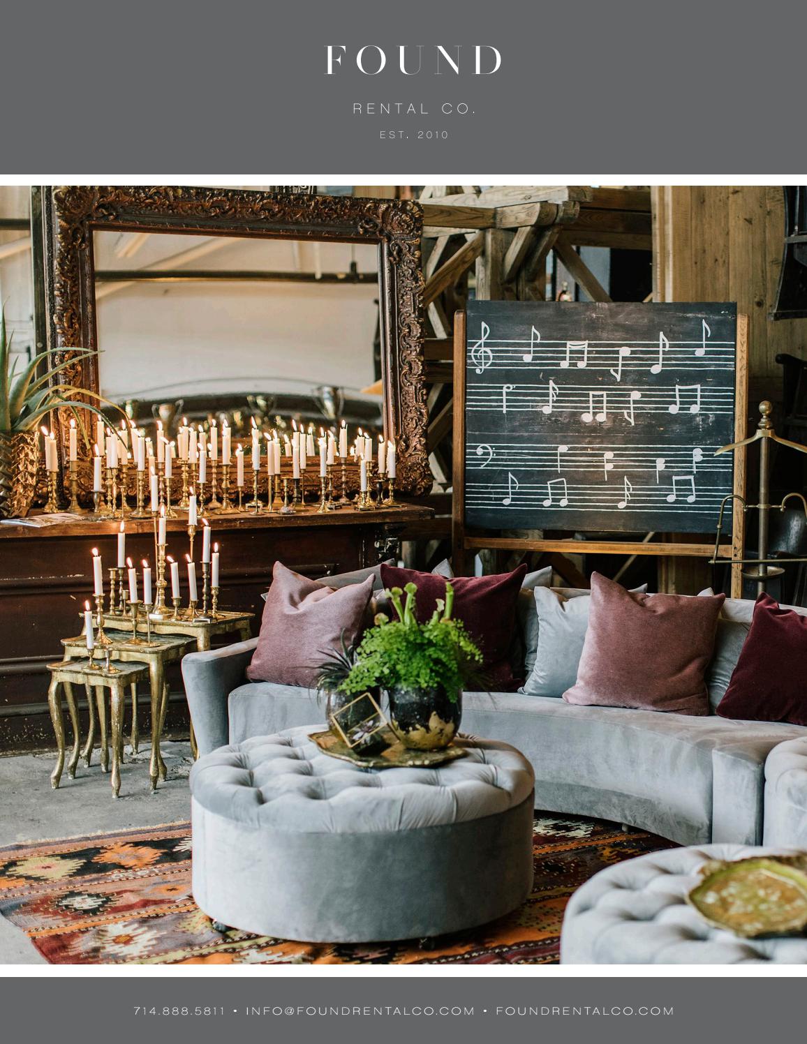 Found Set Decor by Found Rental Co. - Issuu