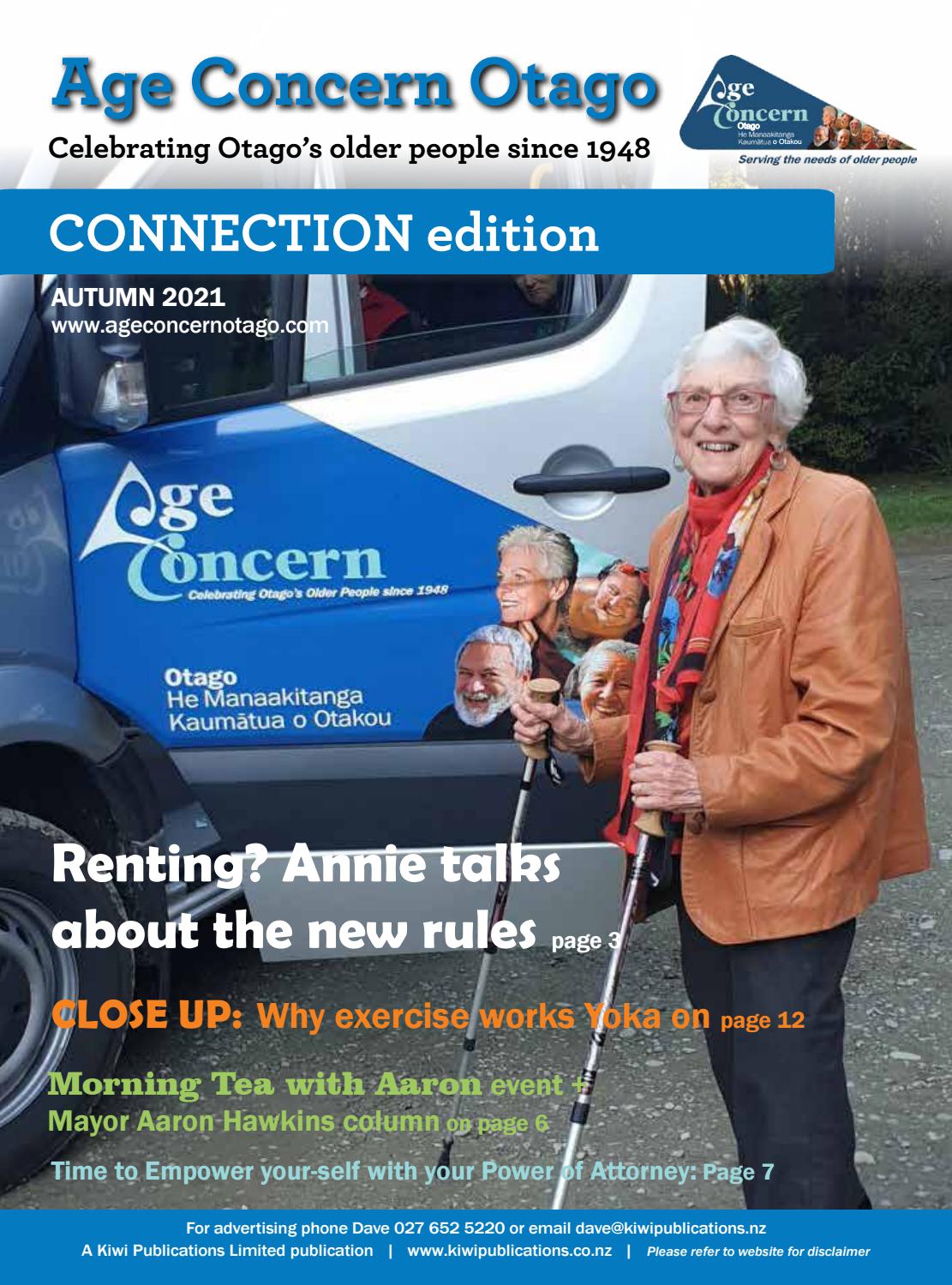 Age Concern Otago Inc - Issue 1 2021 by ageconcernotago - Issuu