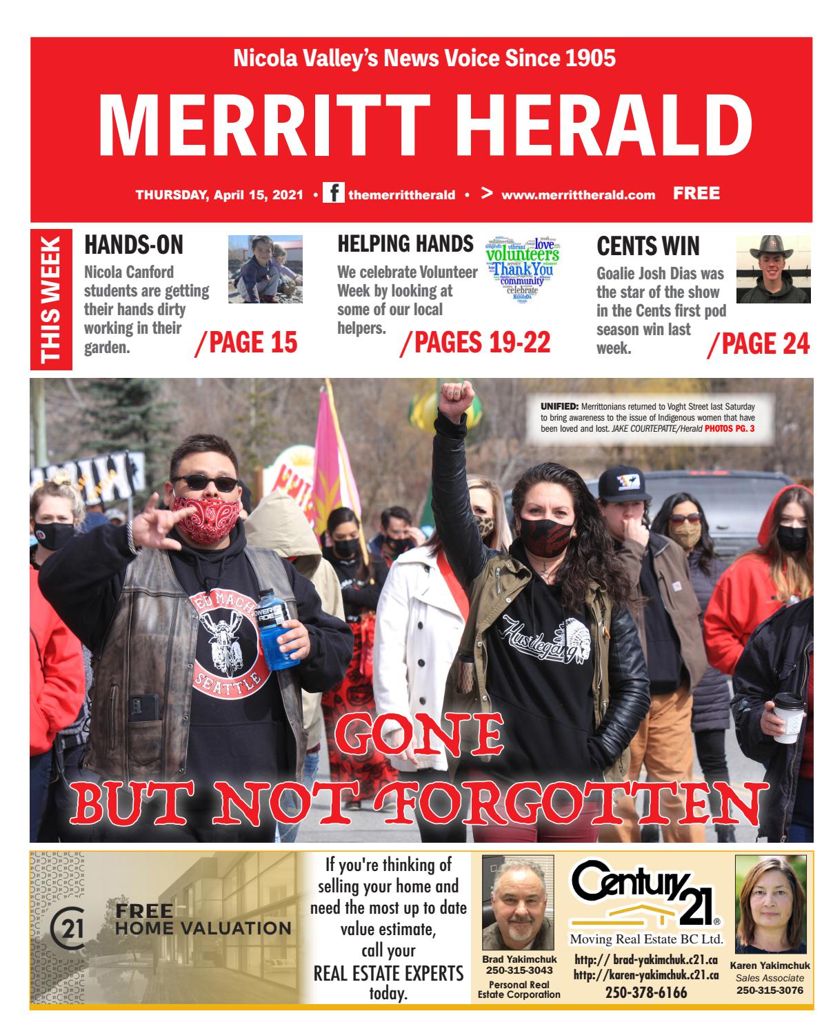 Merritt Herald April 15, 2021 by Merritt Herald - Issuu