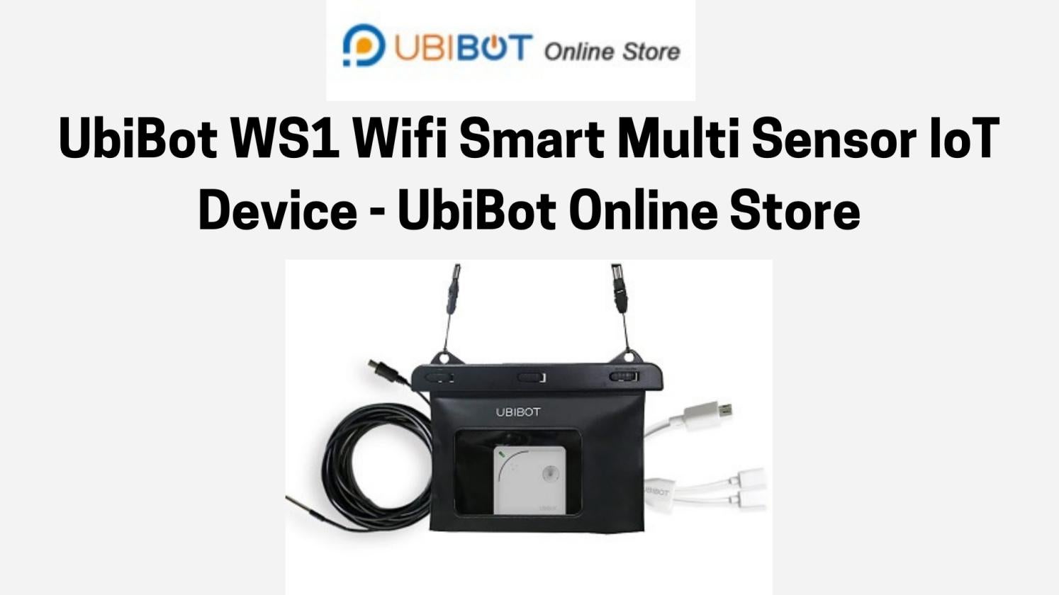 UbiBot WS1 Wifi Smart Multi Sensor IoT Device - UbiBot Online Store by ...