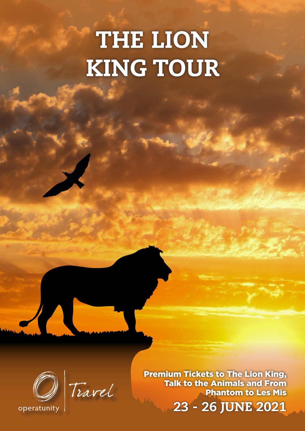 The Lion King Tour by kelly-operatunity.co - Issuu