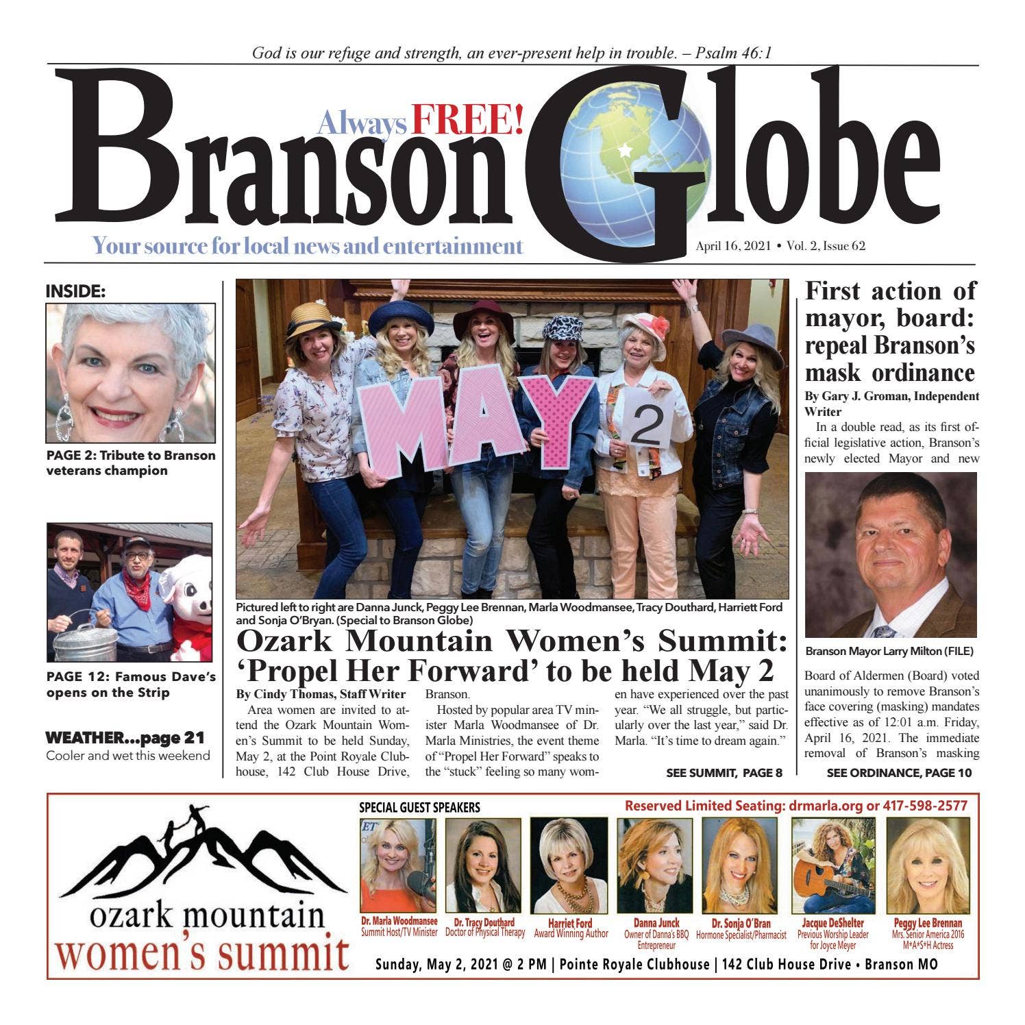 Branson Globe, April 16, 2021 by bransonglobe - Issuu