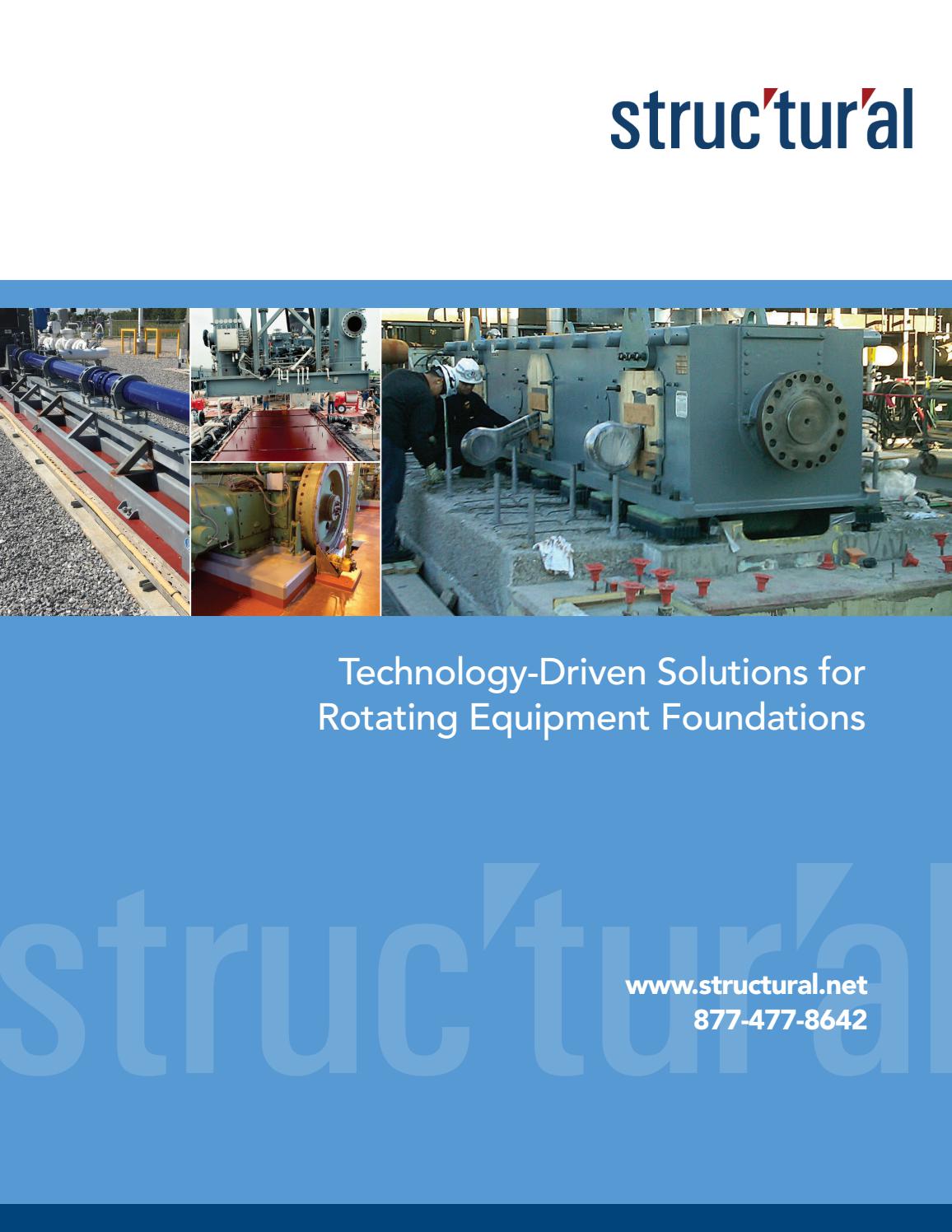 STRUCTURAL Rotating Equipment Foundations by Structural Group, Inc. - Issuu