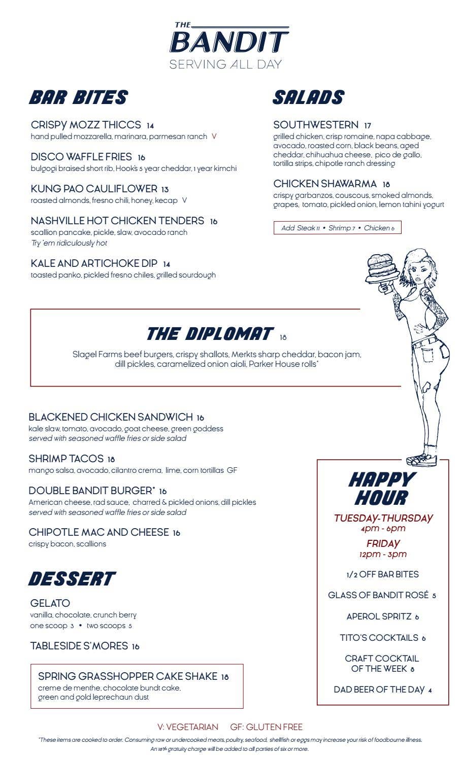 Bandit Menus by DineamicHospitality - Issuu