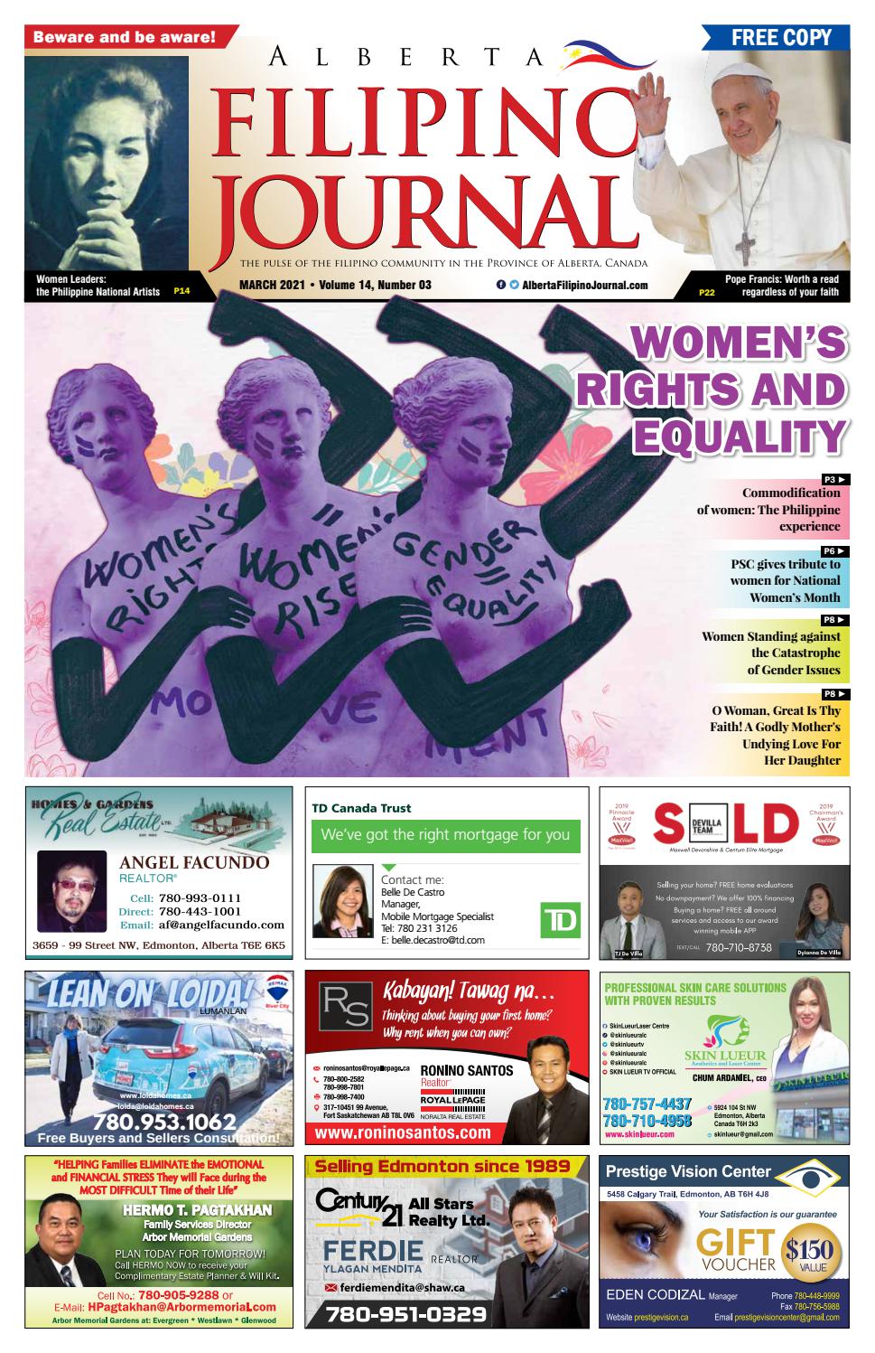 Alberta Filipino Journal - March 2021 Issue by Alberta Filipino Journal ...