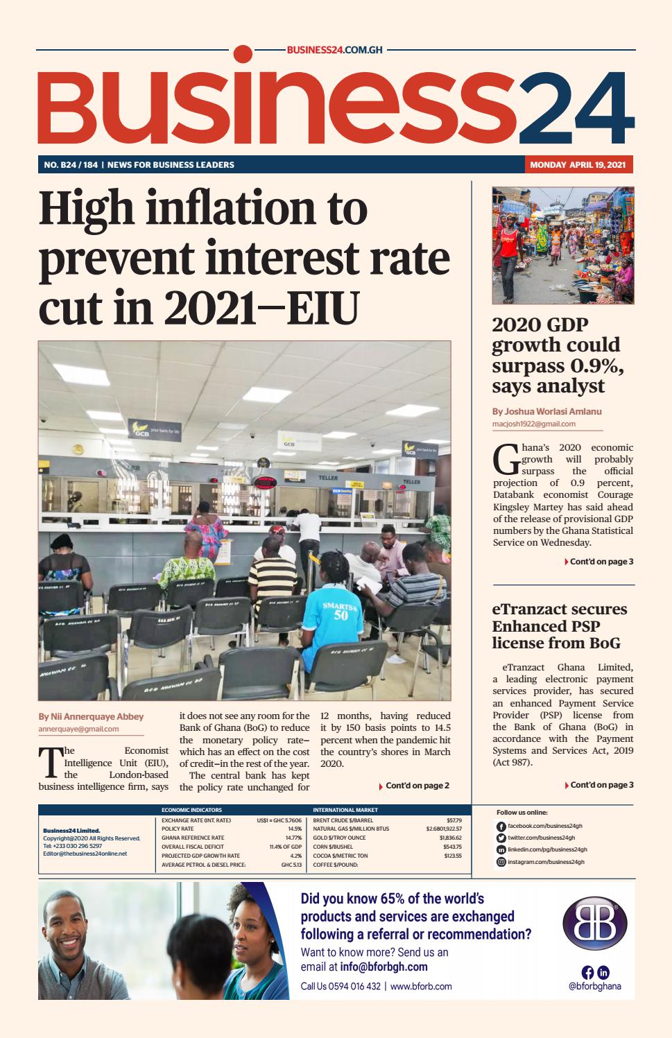Business24 Newspaper 19th April, 2021 by Business24 Online - Issuu