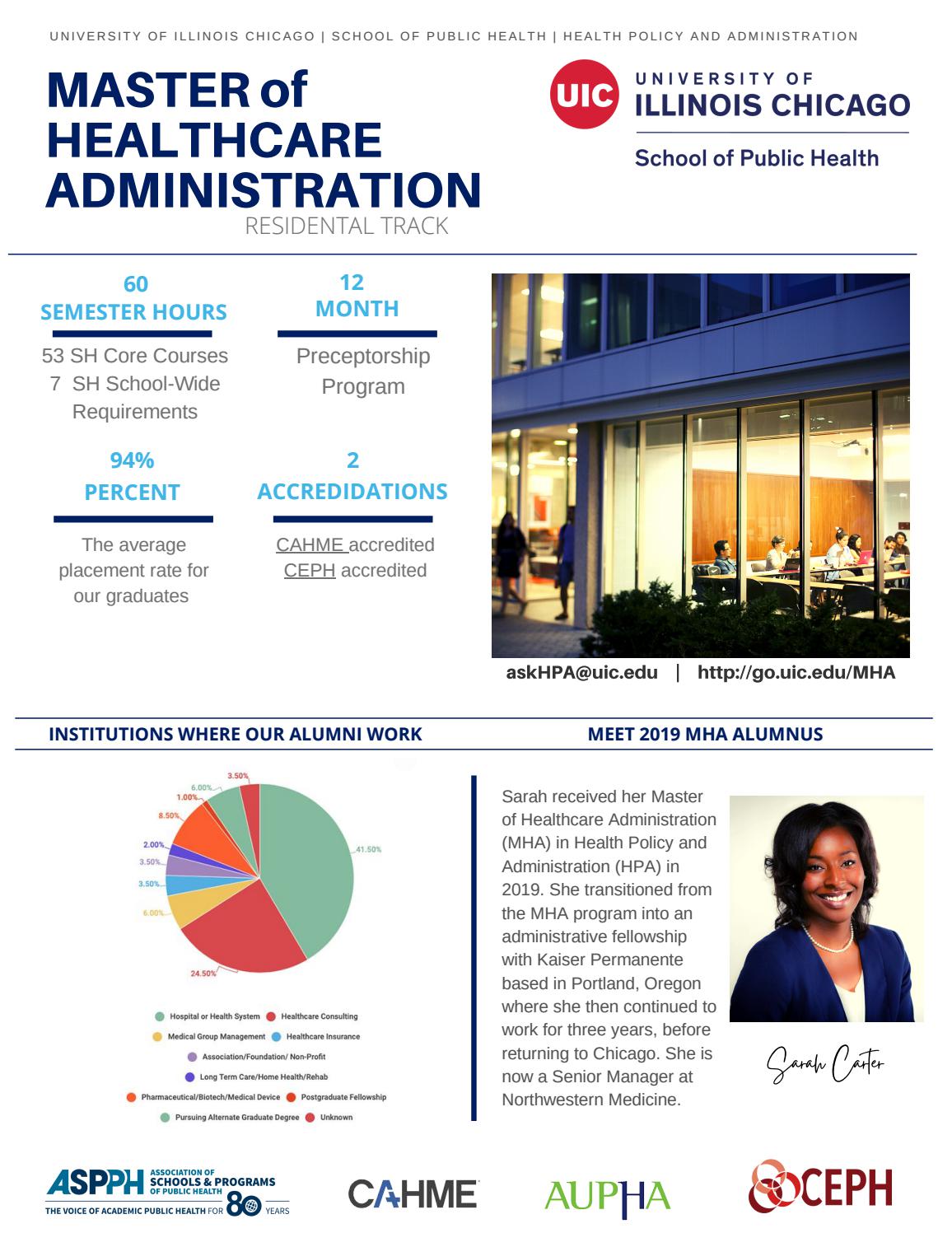 MHA 2021 program and highlights by UIC Health Policy and Administration ...