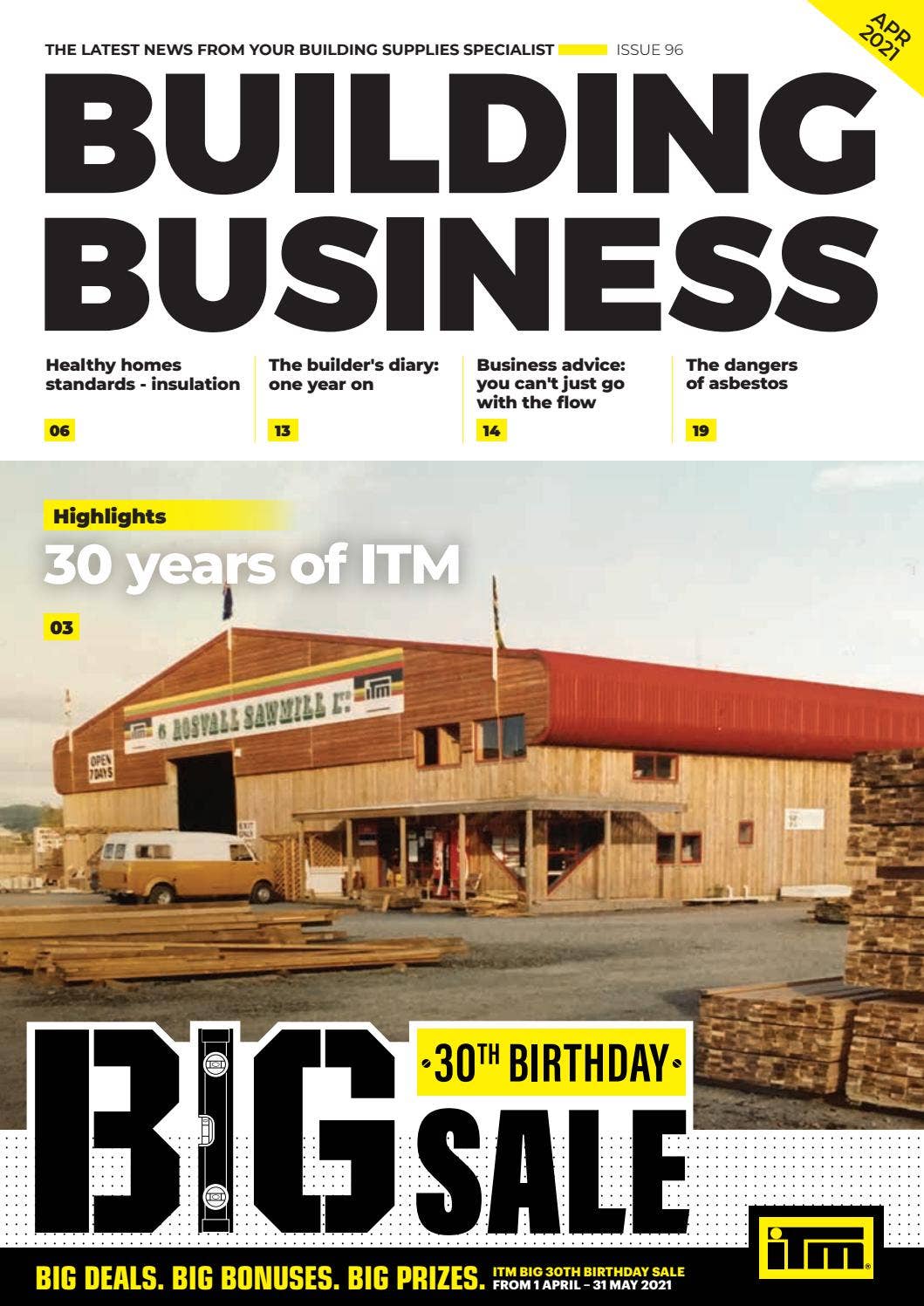 Building Business April 2021 and 30 Year Sale Catalogue by ITM Support ...