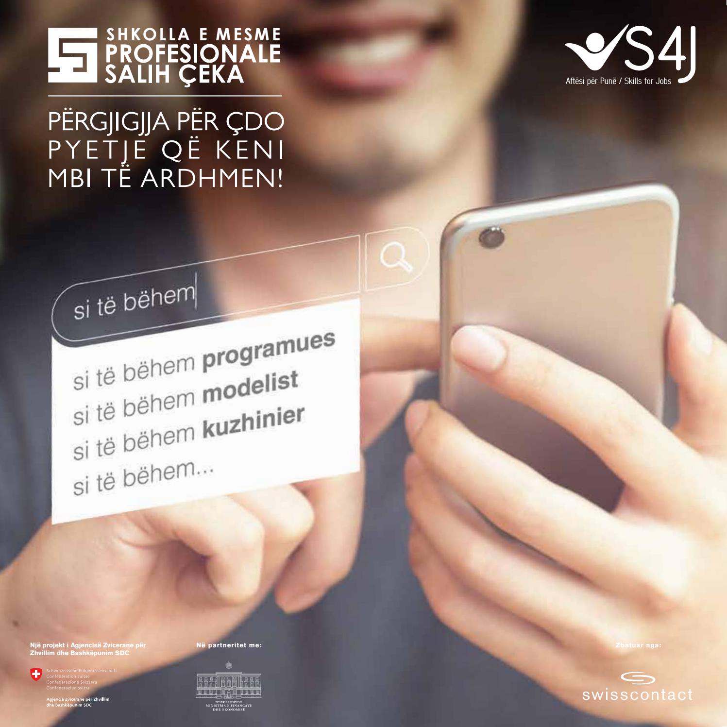 Shkolla profesionale "Salih Çeka", Elbasan by skillsforjob1 - Issuu