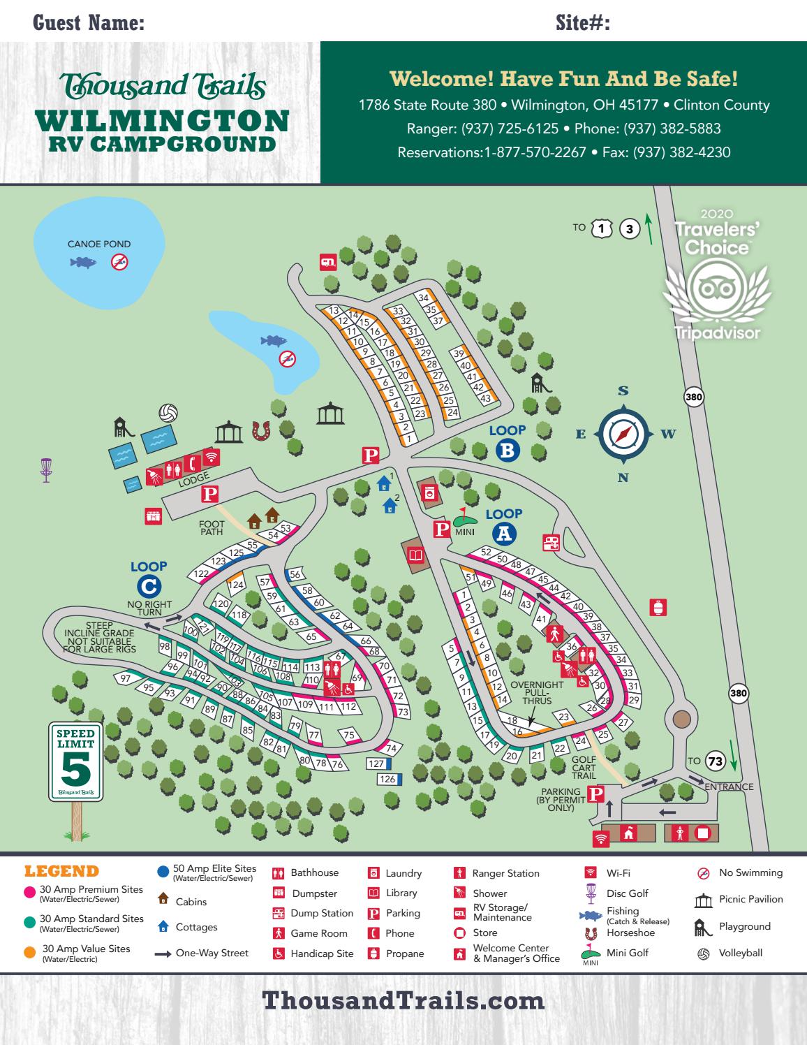Thousand Trails Wilmington RV Resort by AGS/Texas Advertising - Issuu