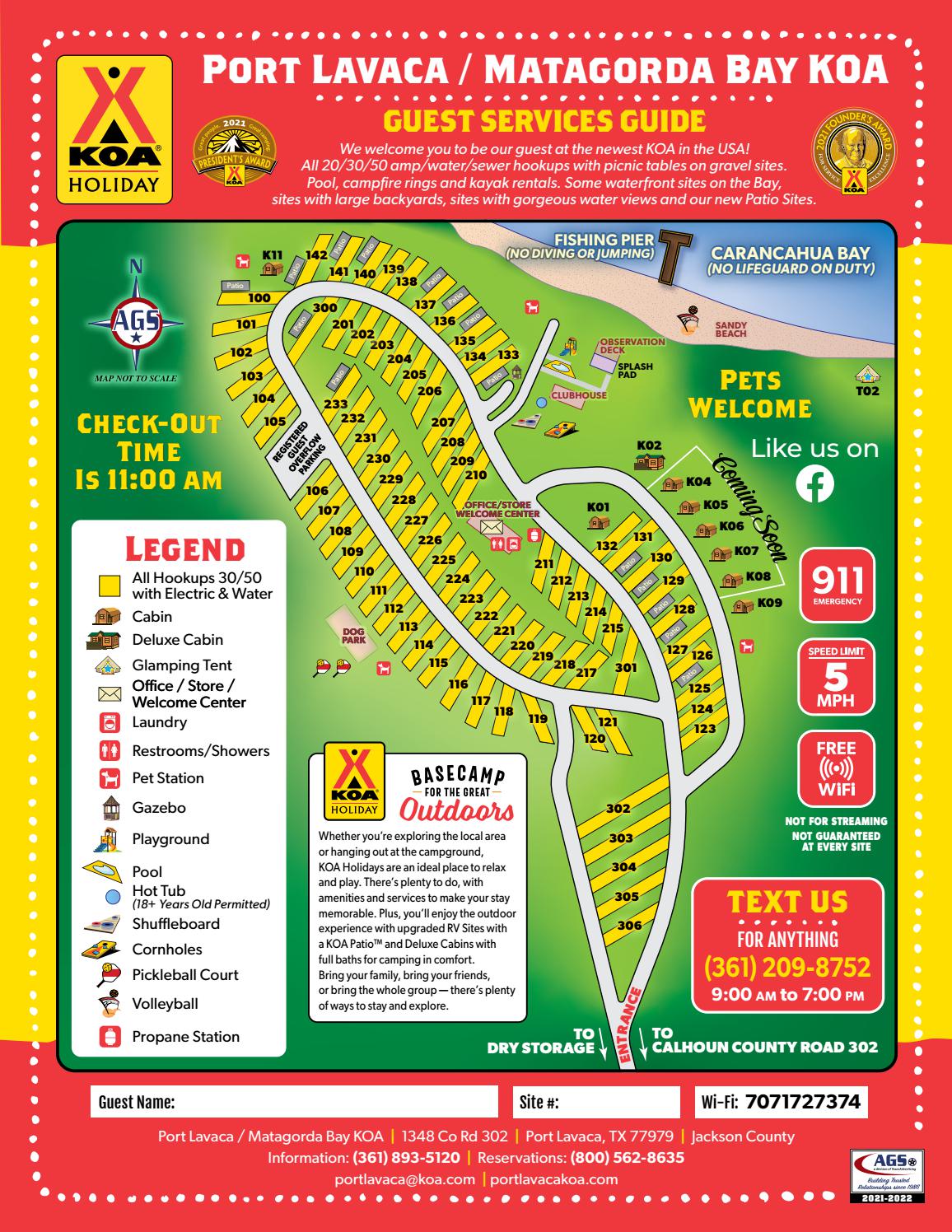 Port Lavaca/Matagorda Bay KOA by AGS/Texas Advertising - Issuu