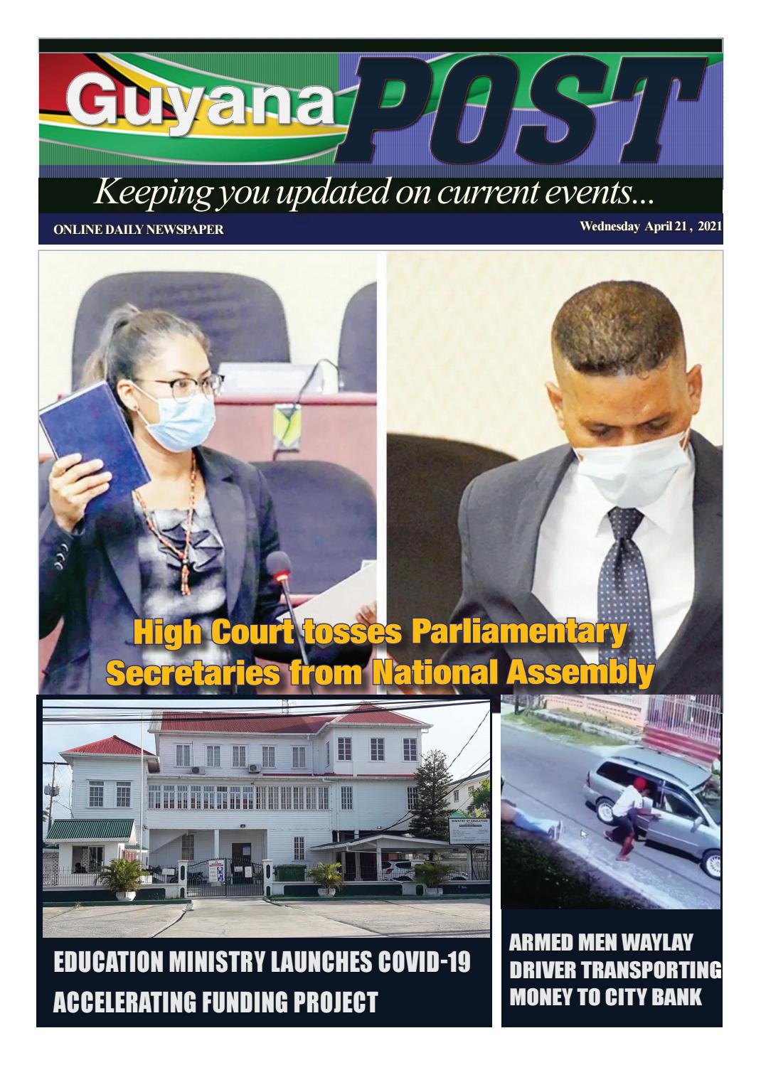 Guyana Post Newspaper by guyanapostonline - Issuu