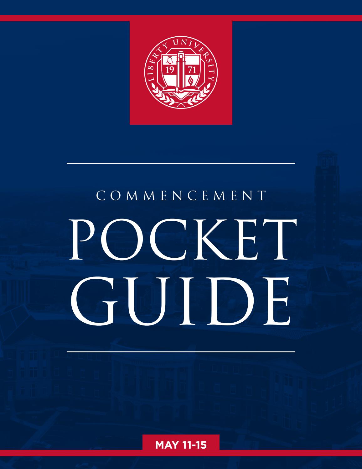 Liberty University Commencement Pocket Guide by Liberty University - Issuu