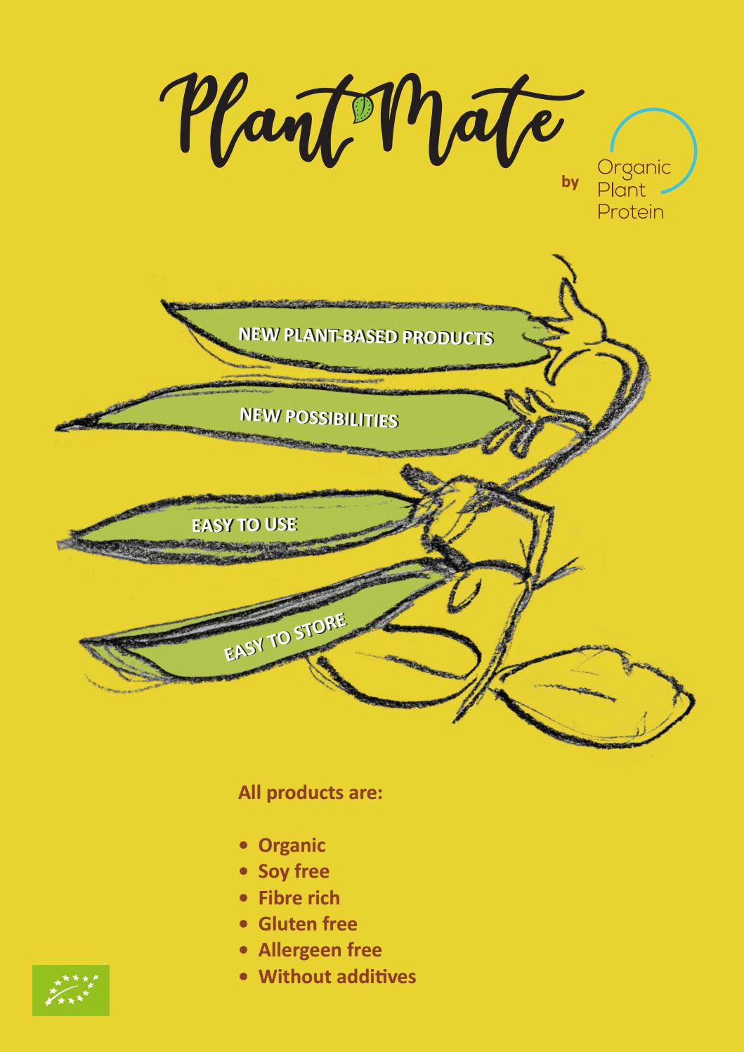 Plant Mate Foodservice Brochure in English by Organicplantprotein - Issuu
