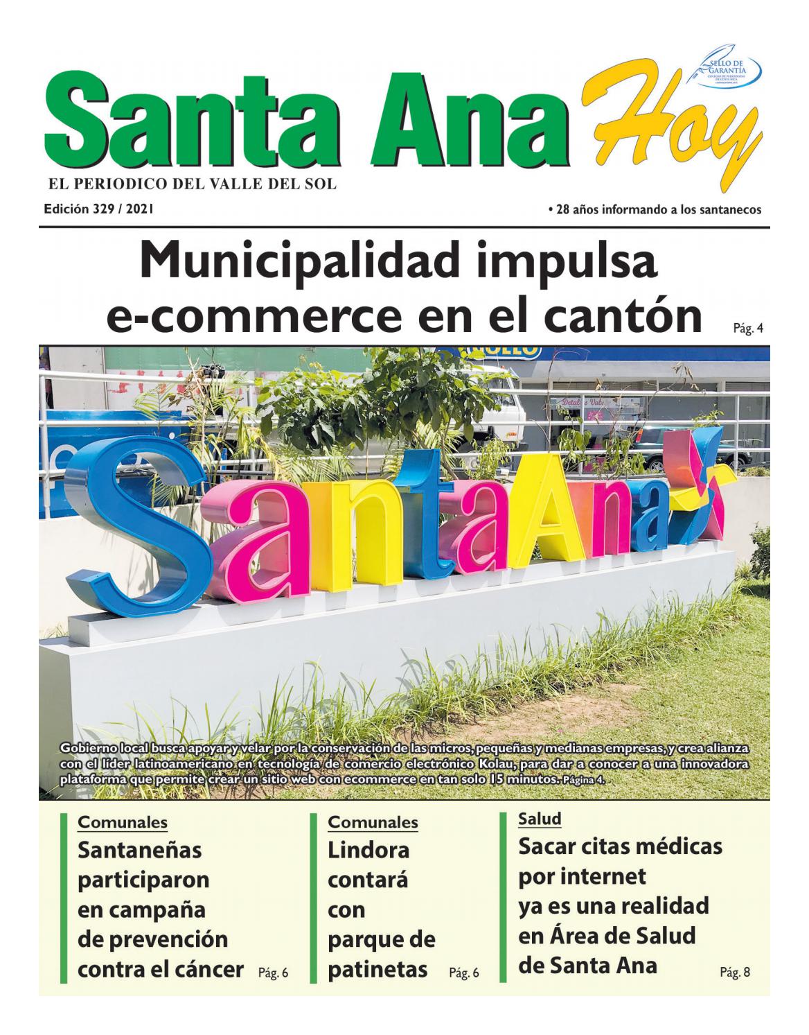 Santa Ana Hoy edición #329 by Periódico Santa Ana Hoy - Issuu